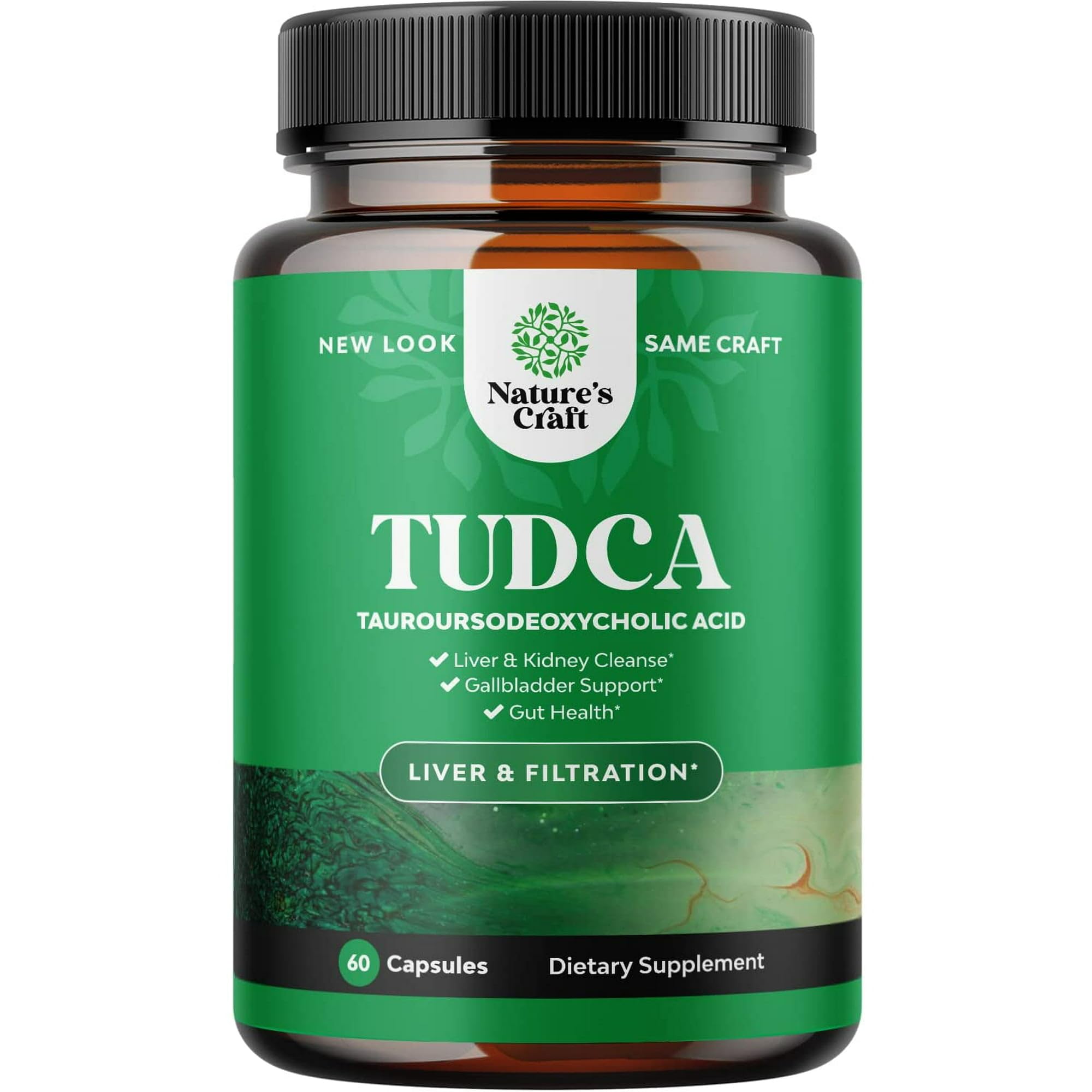 Buy IKJ Extra Strength TUDCA 500mg Bile Salts for Gallbladder, Liver ...