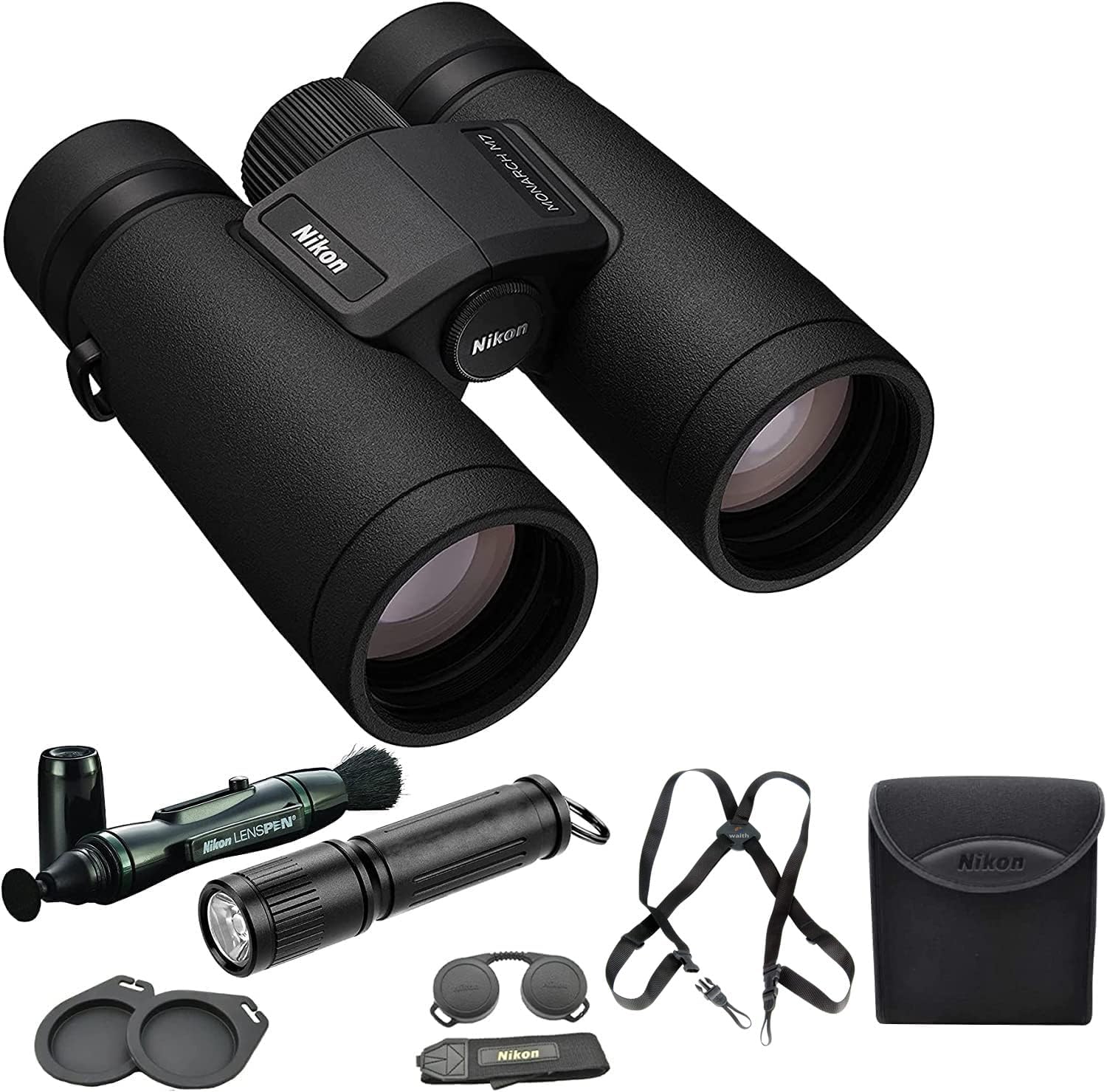 Amazon.com : Nikon 16764 Monarch M7 10x30 Binocular with Lens Pen ...