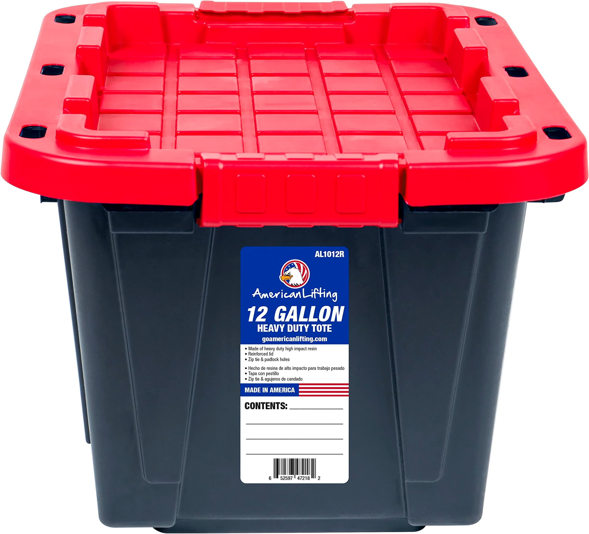 Amazon.com - American Lifting 17-Gallon Storage Containers - Tough with ...