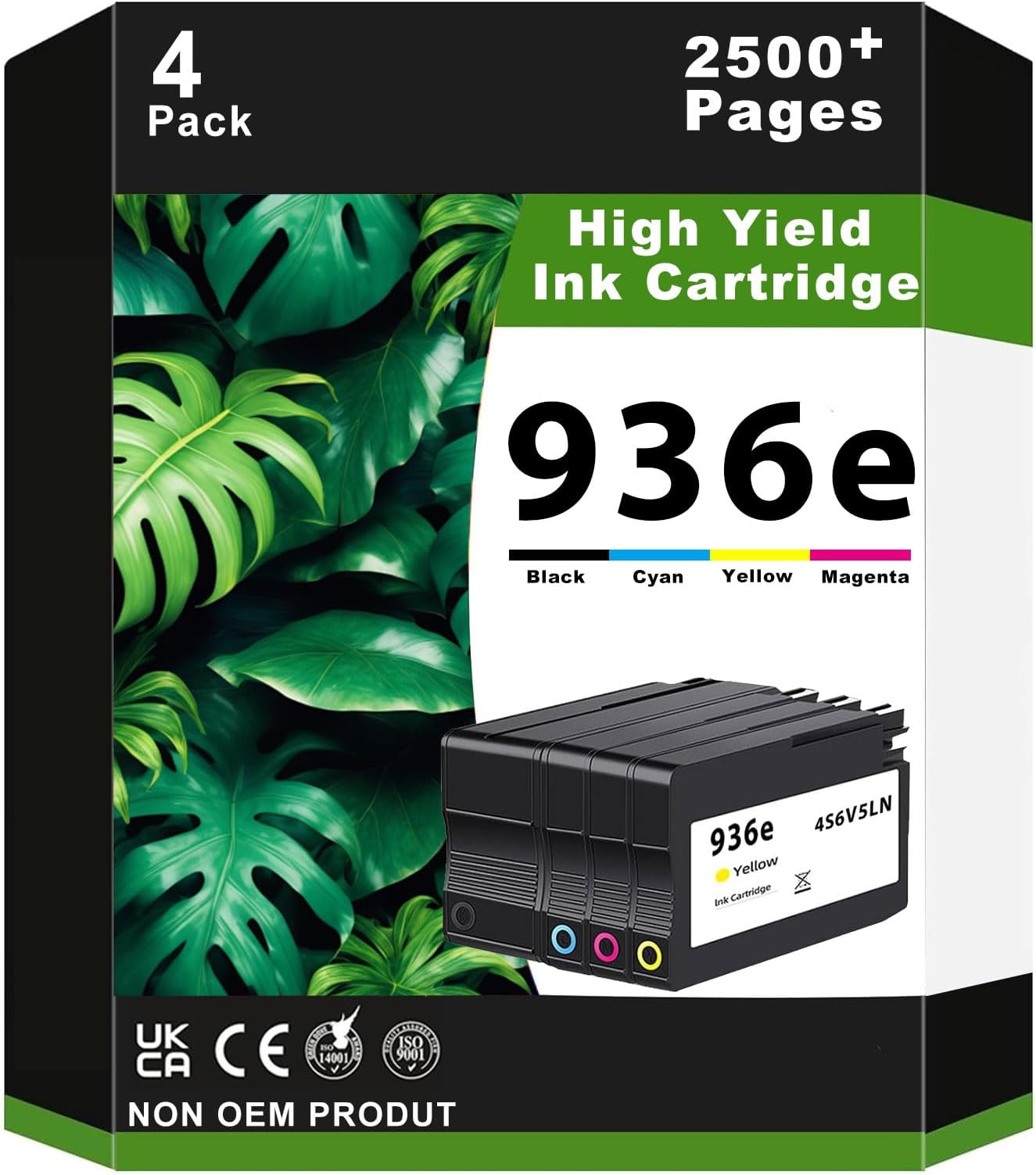 Amazon.com: 936 936e 936xl 936 XL Ink Cartridges Replacement for HP 936 ...
