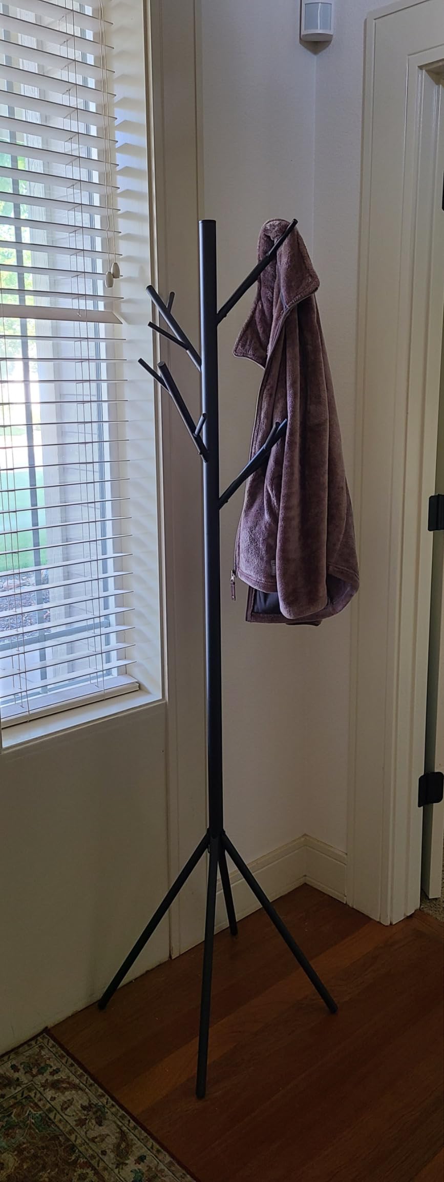 Amazon.com: DREAMWZC Metal Freestanding Coat Rack with Tree Design and ...
