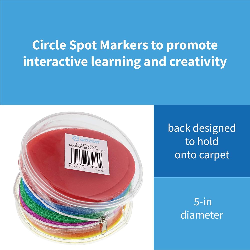 Get Out! Circle Marker Sitting Dots for Classroom - Nepal | Ubuy