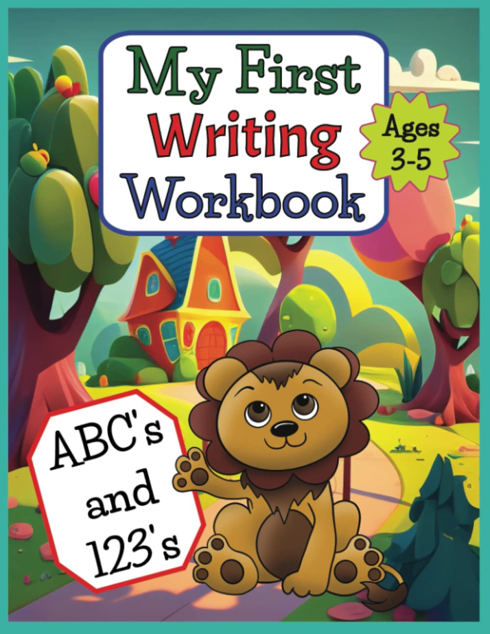 My First Writing Workbook: For Ages 3-5, Learn to write tracing book of ...