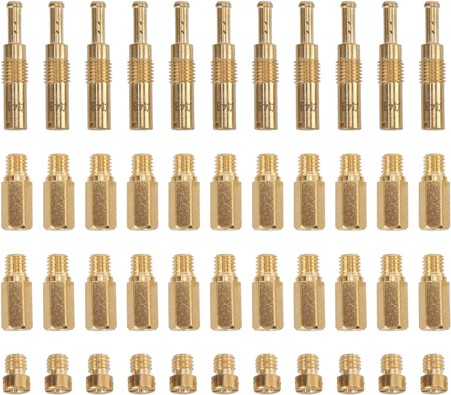 40Pcs Carburetor 30Pc Main Jets+ 10Pc Slow Jets/Pilot Jet Kit for PWK ...