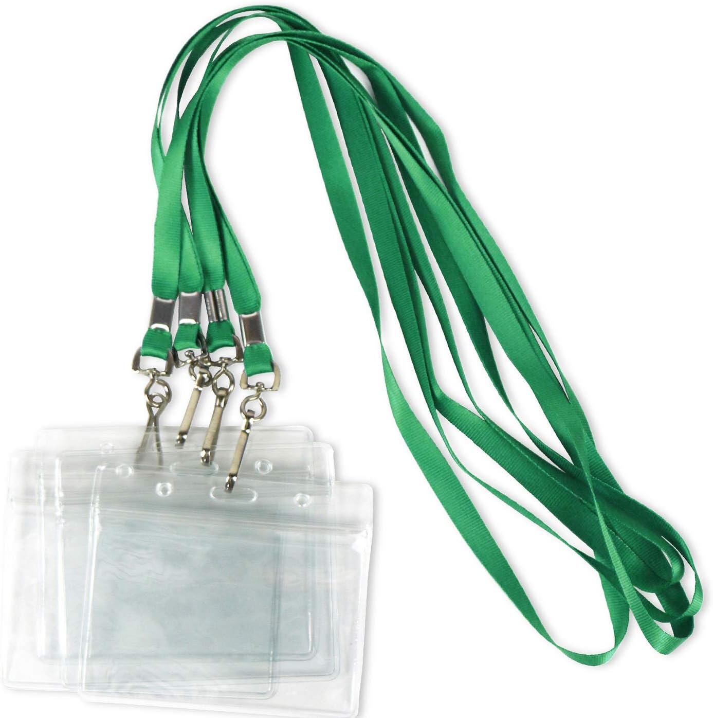 Amazon.com : Lanyards with ID Badge Holder Name Tags Card Labels ...