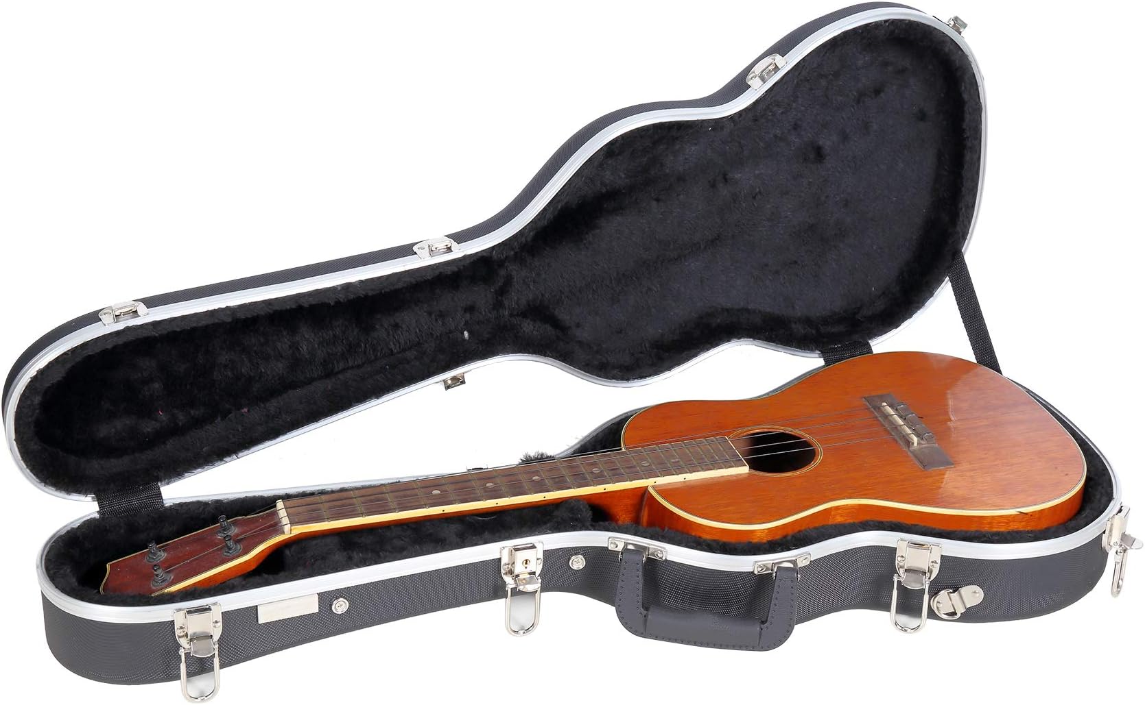Amazon.com: Gearlux ABS Baritone Ukulele Case with Steel Latches, 4 ...