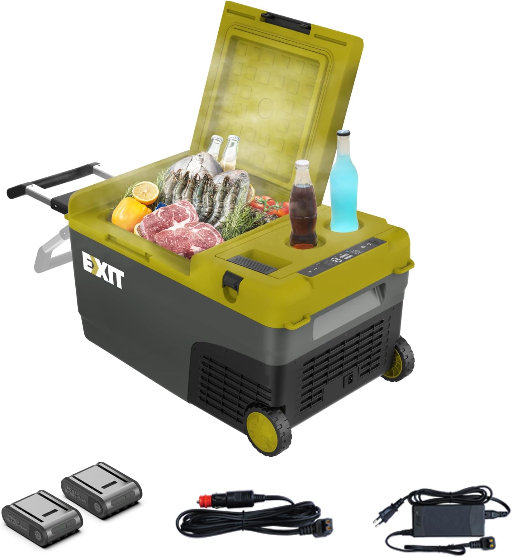 Amazon.com: EXIT 20V Outdoor mini refrigerator EX100, battery powered ...