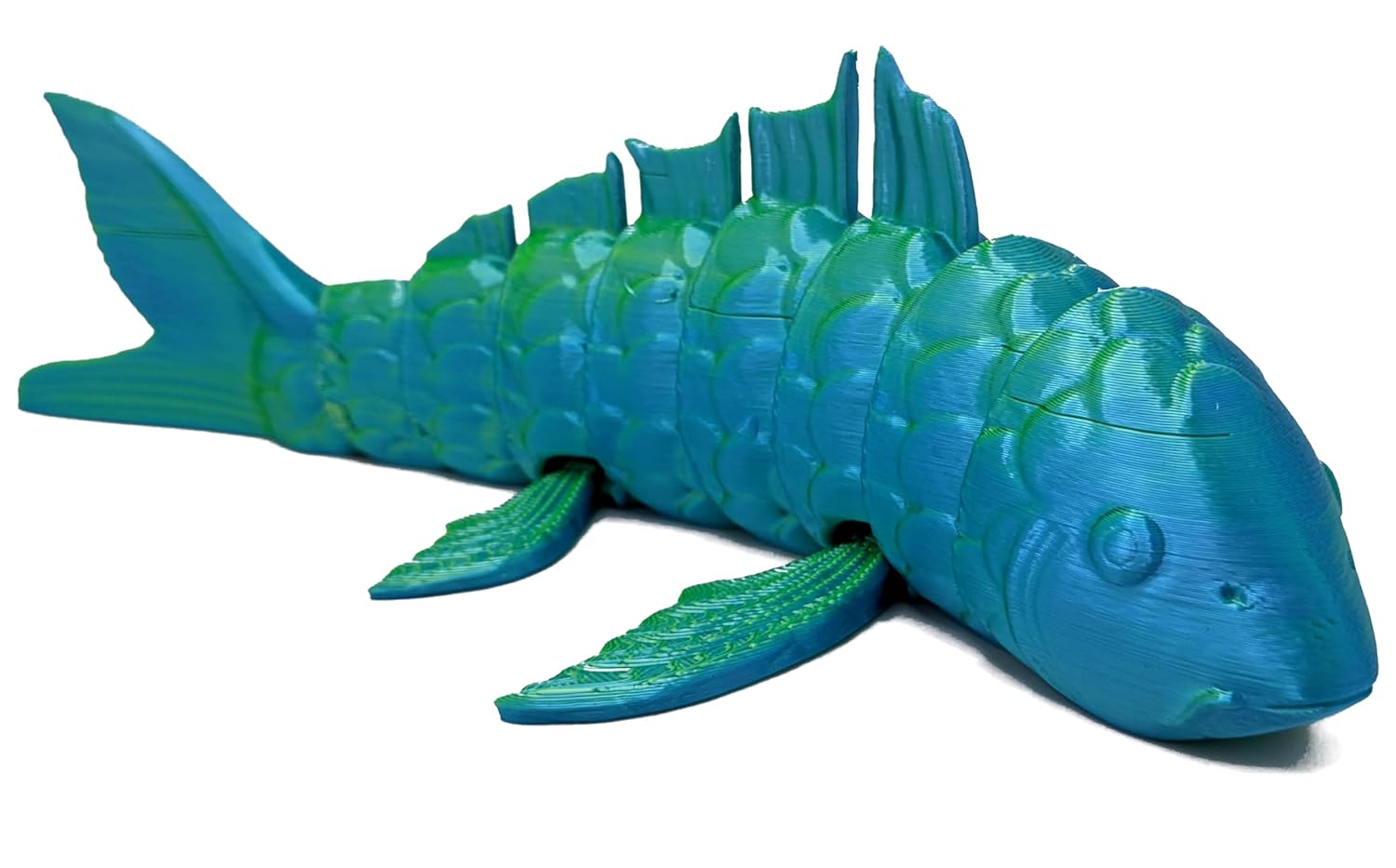 Amazon.com: 3d Printed Koi Fish - Articulated Fidget Toy, Realistic ...