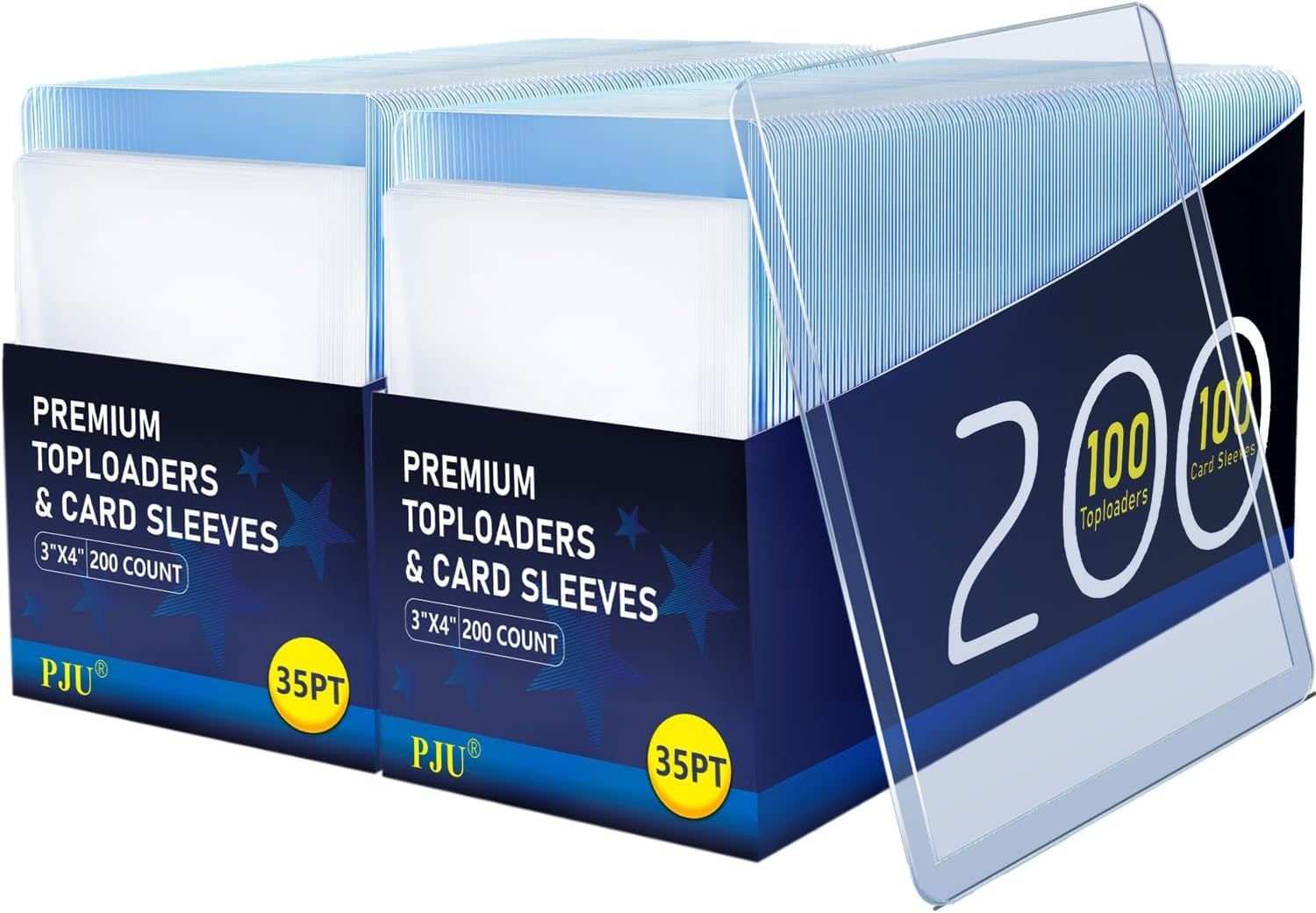 Amazon.com: 400 Card Sleeves Top Loaders for Cards, Premium Toploaders ...