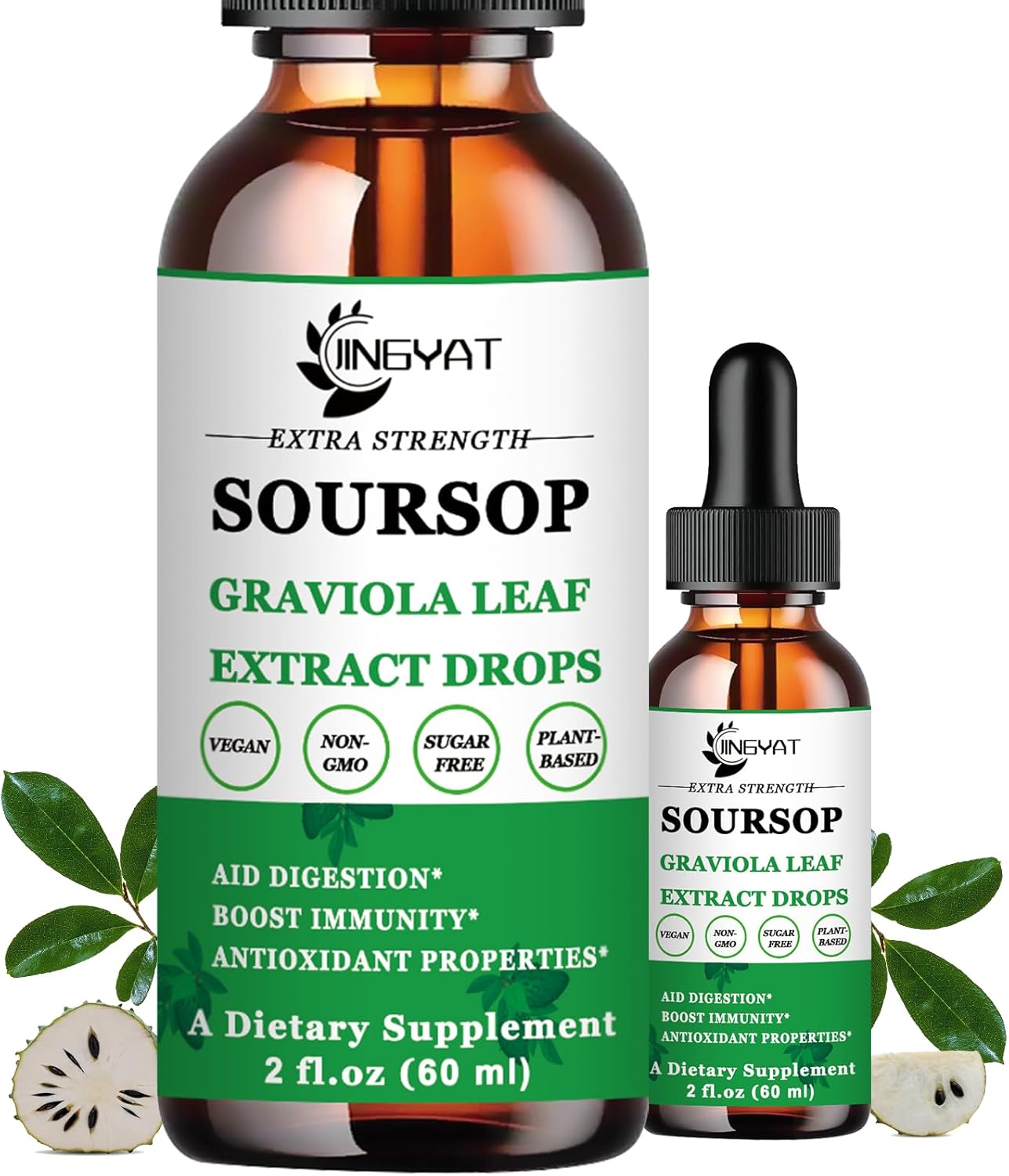 Amazon.com: Soursop Graviola Liquid Drop - Highly Bioavailable Soursop ...