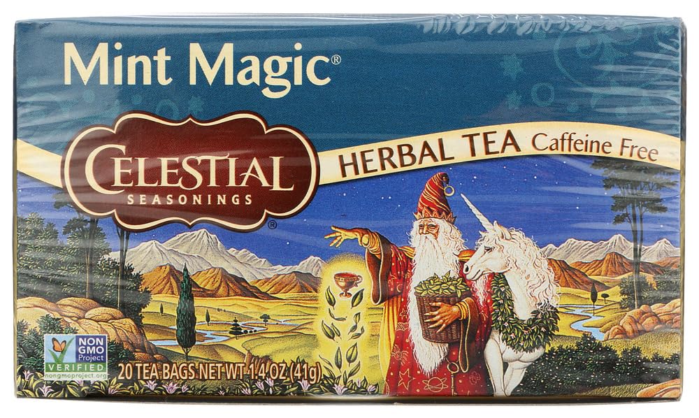 Amazon.com : Celestial Seasonings Herbal Tea, Mint Magic,Caffeine Free ...
