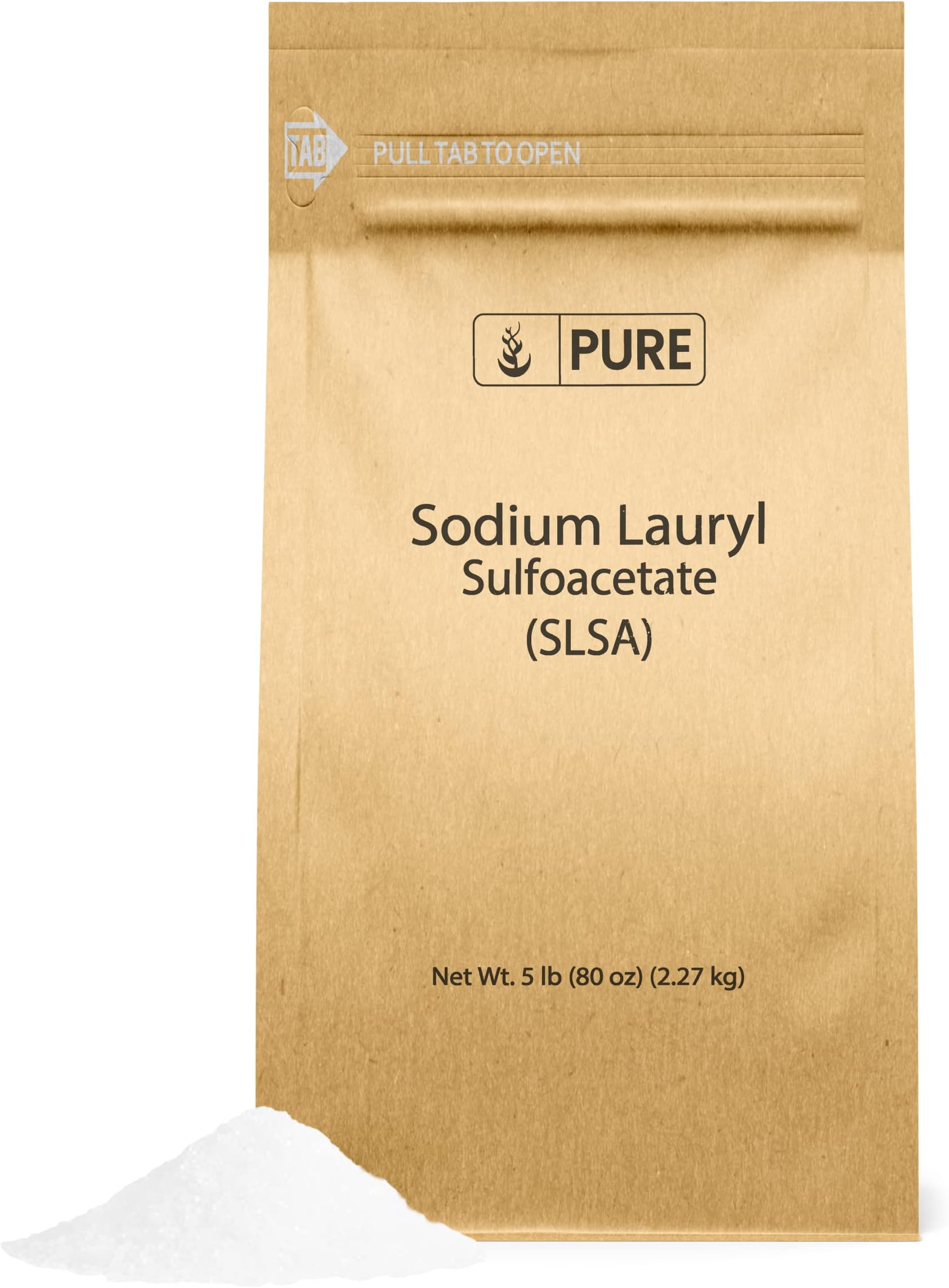 Amazon.com : Pure Original Ingredients Sodium Lauryl Sulfoacetate (SLSA ...