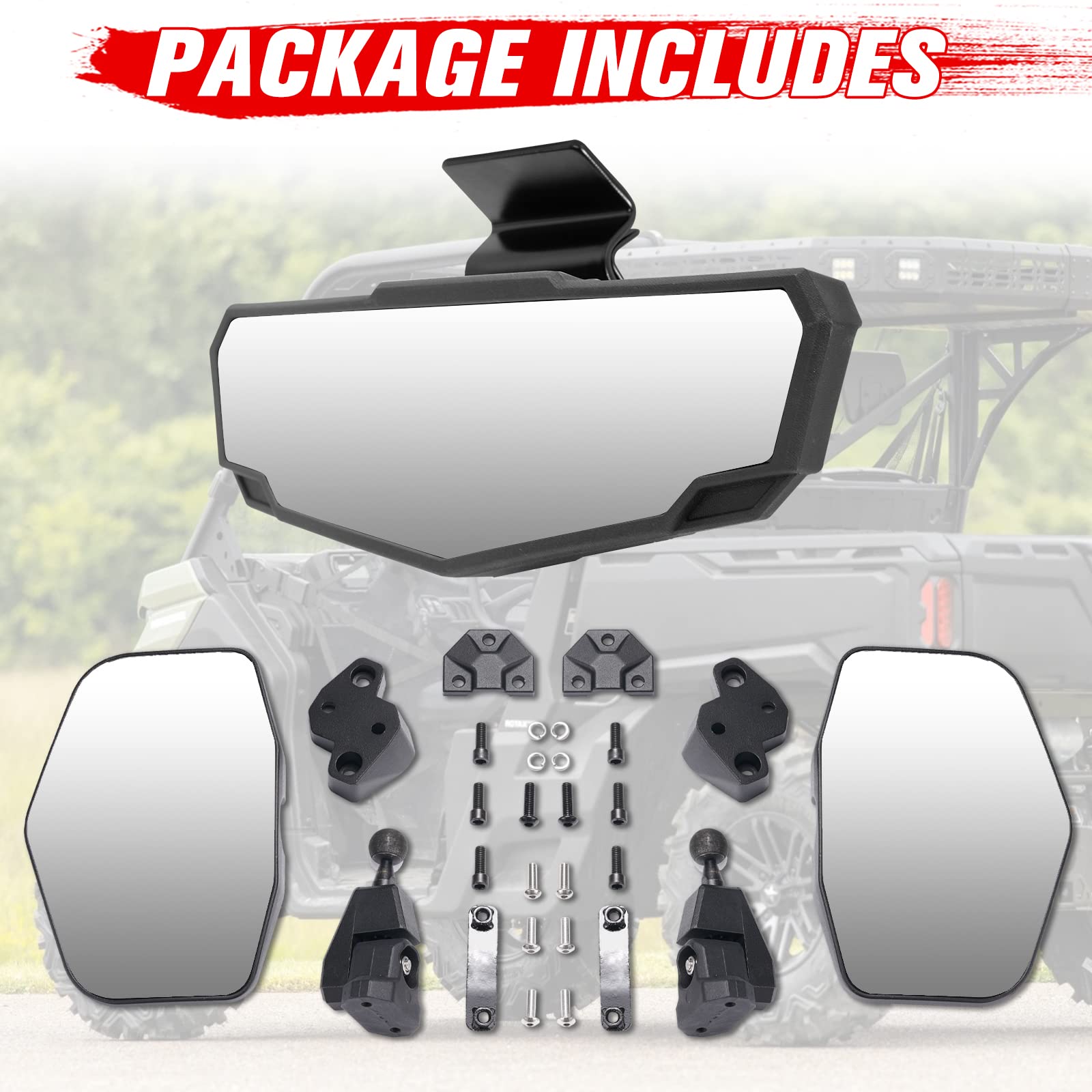 Can Am Defender Hd8 Side Mirrors at Daniel Pinto blog