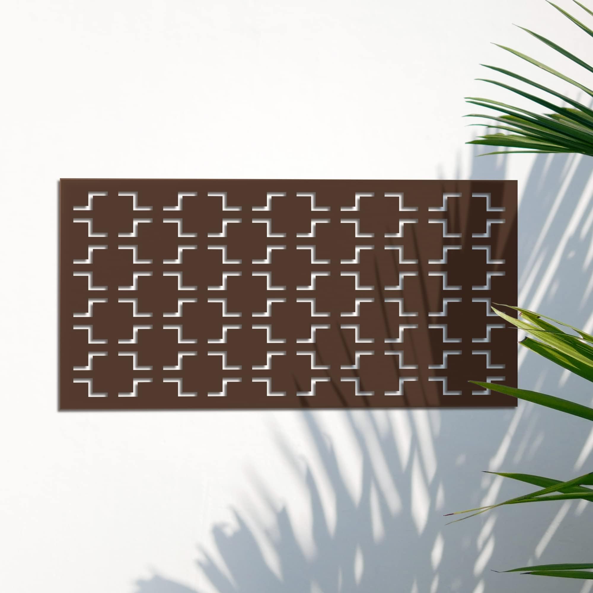 Amazon.com: NeuType Metal Privacy Screen Outdoor Decorative Privacy ...