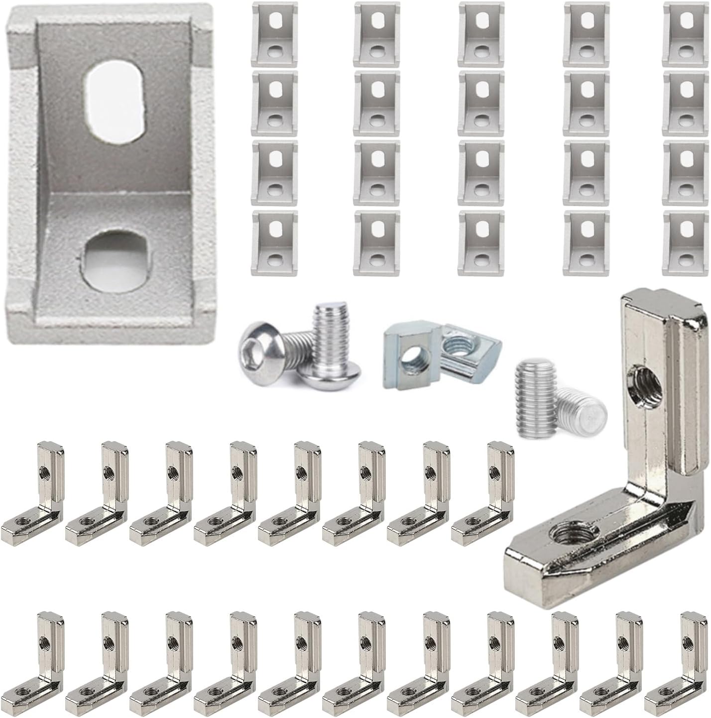 Amazon.com: 20Sets 10 Series Extrusion Connector 1010 Aluminum ...