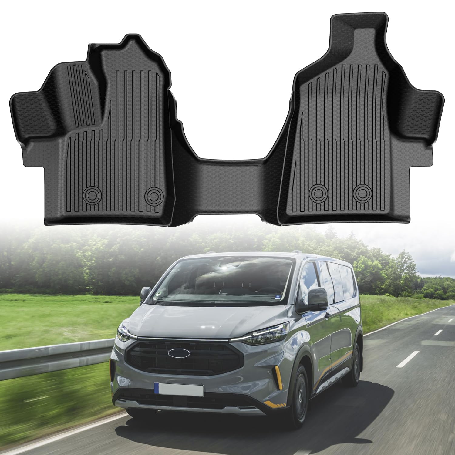 Amazon.com: Mixsuper Floor Mats for Ford Transit with Vinyl Flooring ...