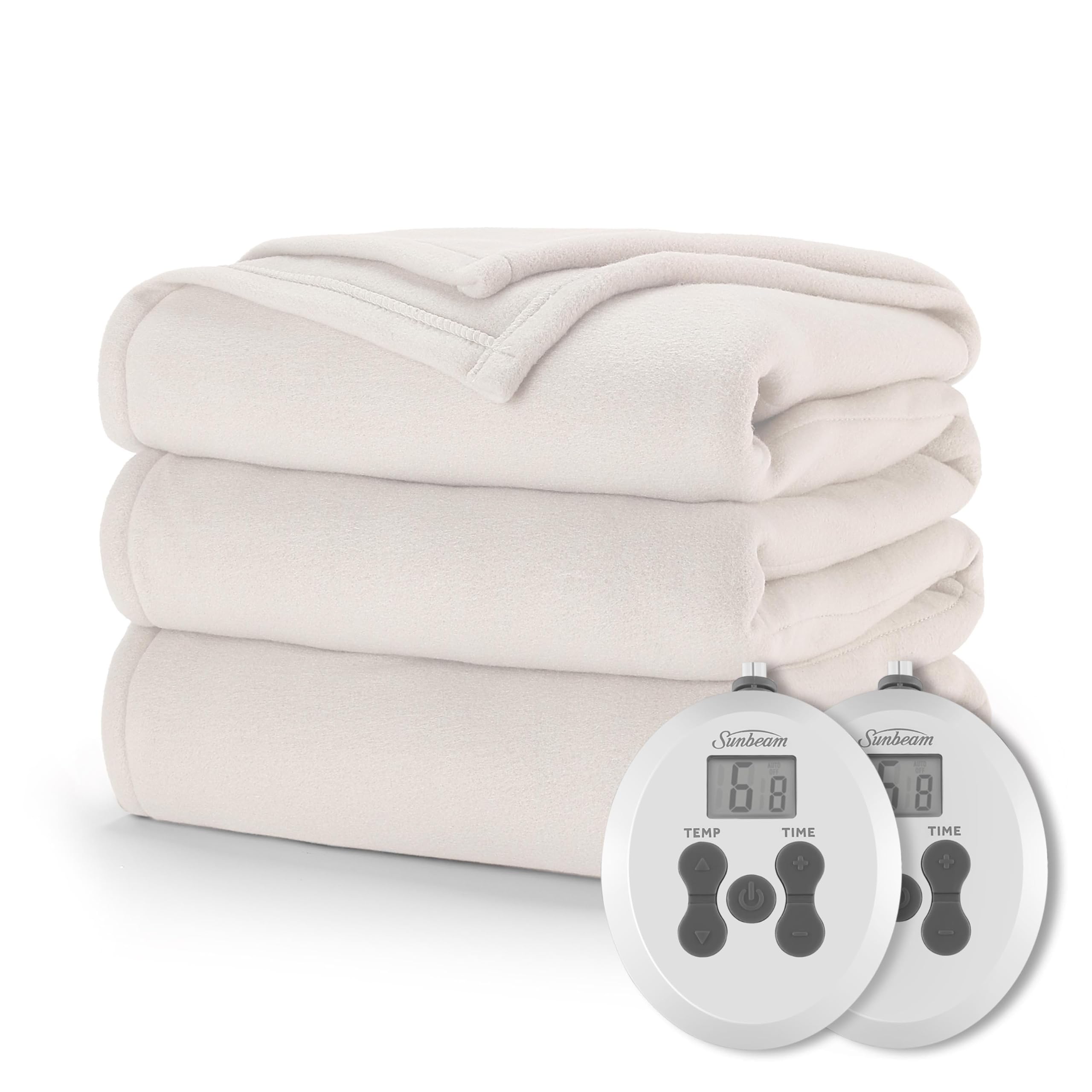 Snapklik.com : Sunbeam Royal Ultra Fleece Heated Electric Blanket Queen ...