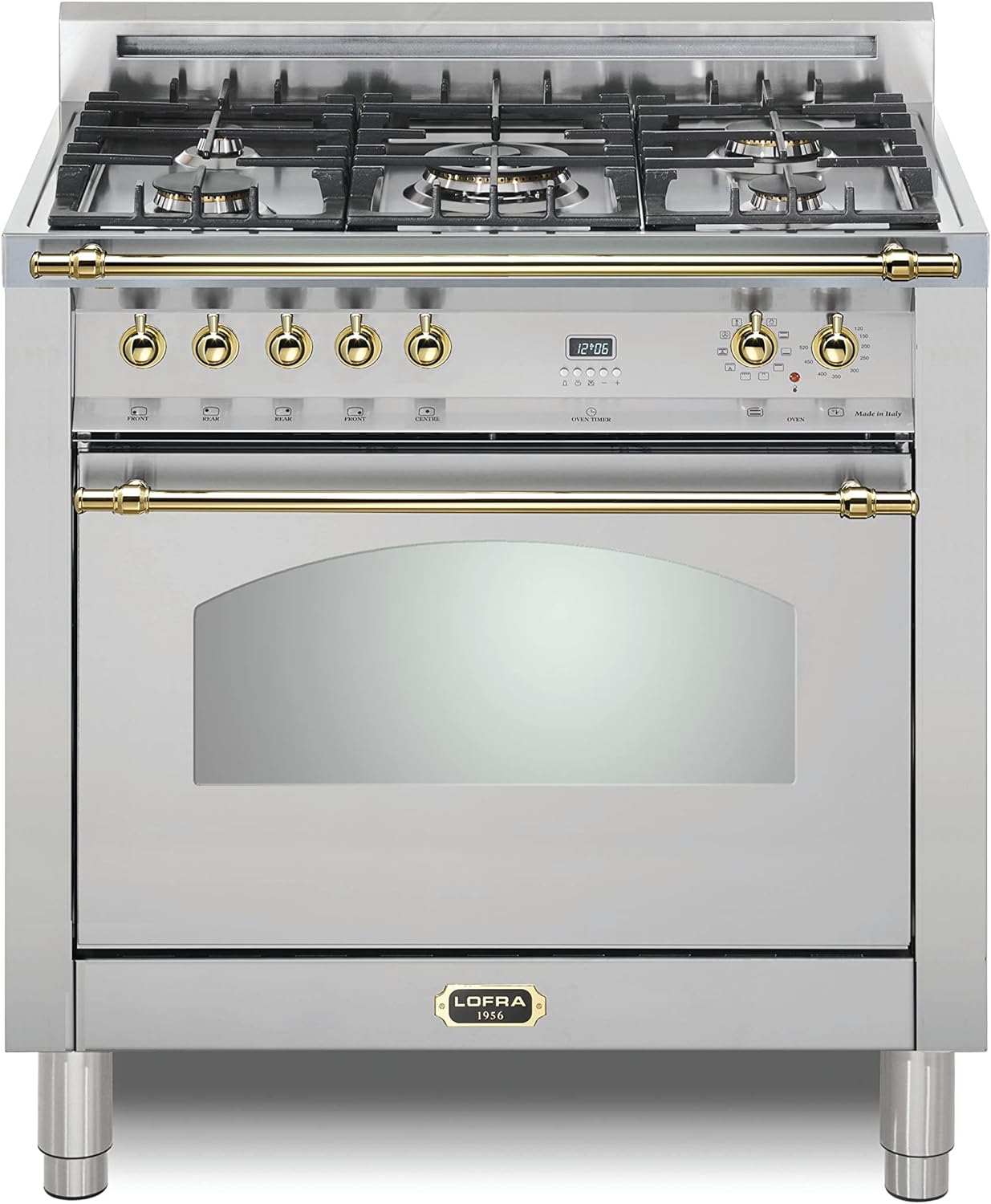 Amazon.com: Lofra DolceVita Series 36 Inch Freestanding Dual Fuel Range ...