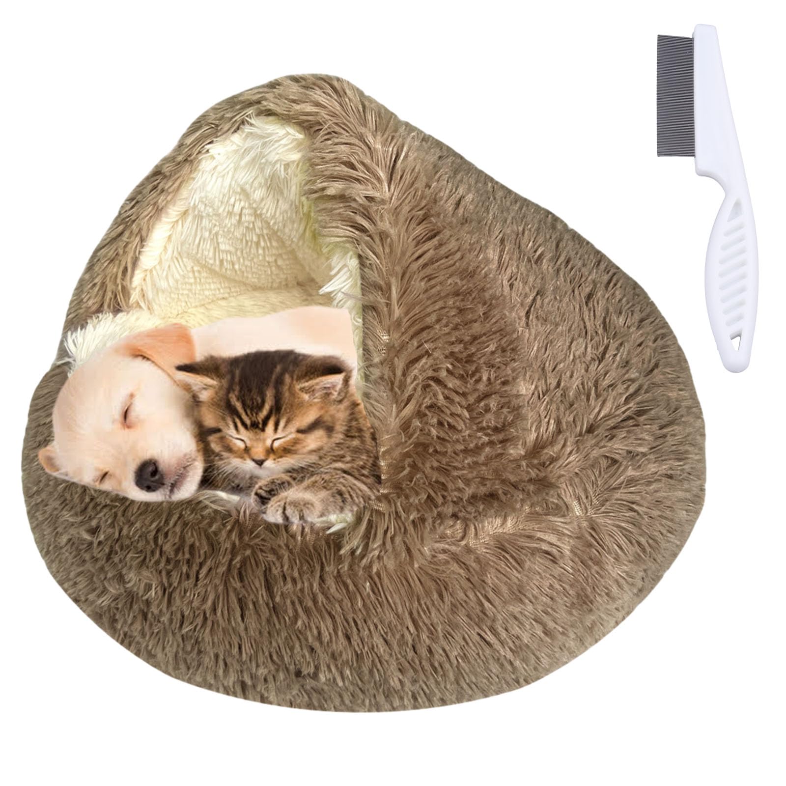 Amazon.com : Cozy Nook Dog Bed, Olvys Cozy Cocoon Pet Bed, Pawnest ...