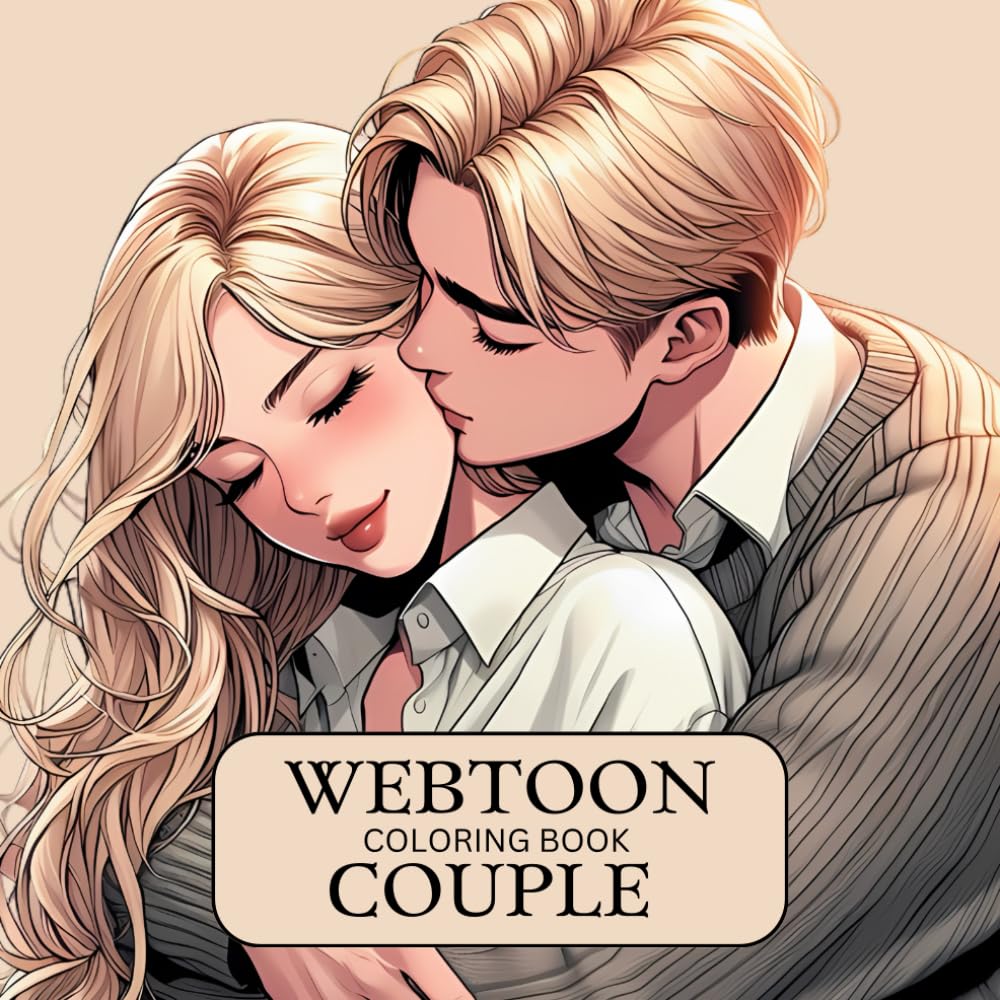 Amazon.com: Romantic Webtoon Couple Coloring Book: Comic Manhwa Inspired Coloring Pages For ...