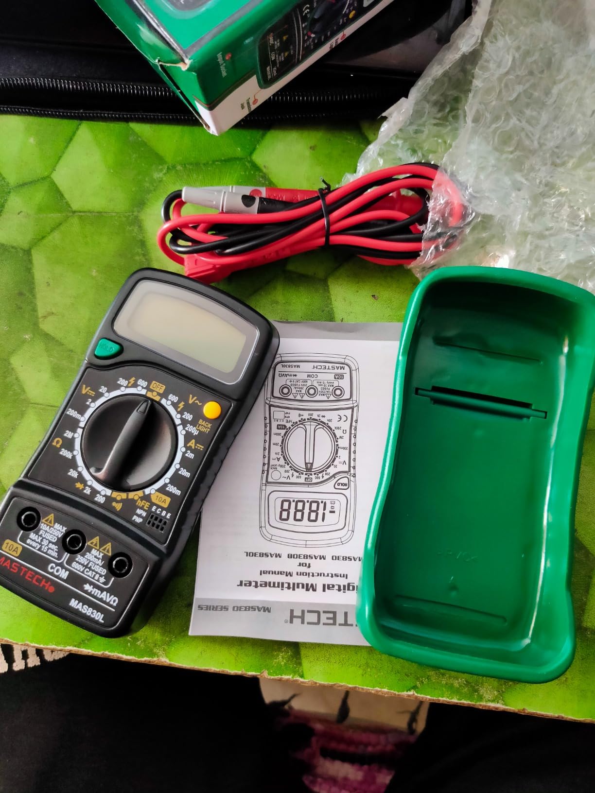 Mastech MAS830L Digital Pocket Multimeter (Assorted) : Amazon.in: Home ...