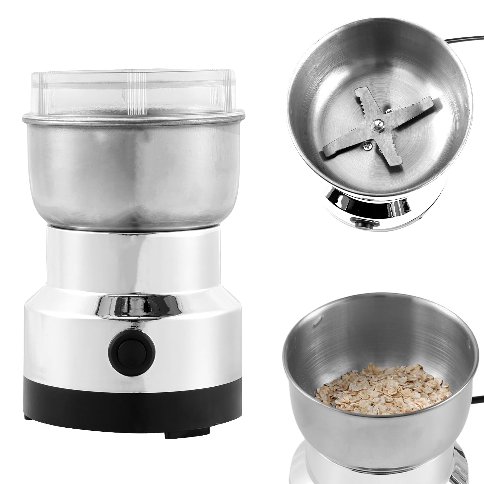 Amazon.com: Coffee Grinder, Electric Automatic Grinder with with 4 ...