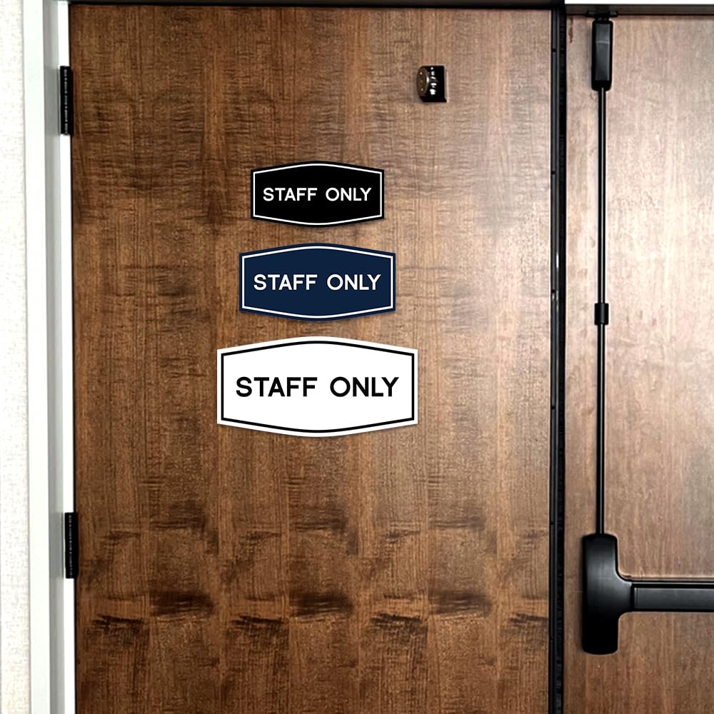 Staff Only Door