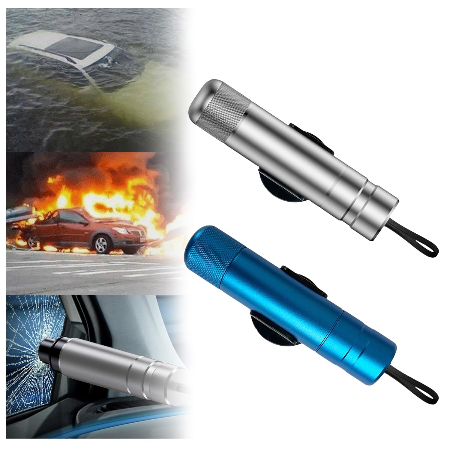 Amazon.com: ROIKVN Breeker Glass Breaker, Car Window Breaker, 2 Pack ...