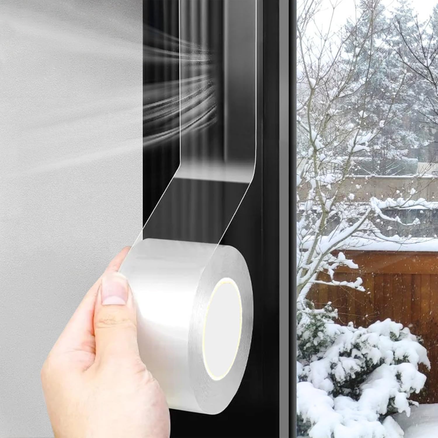 AUCANNIO 10 M x 3 cm Window Weather Sealing Tape, Window Sealant Tape ...