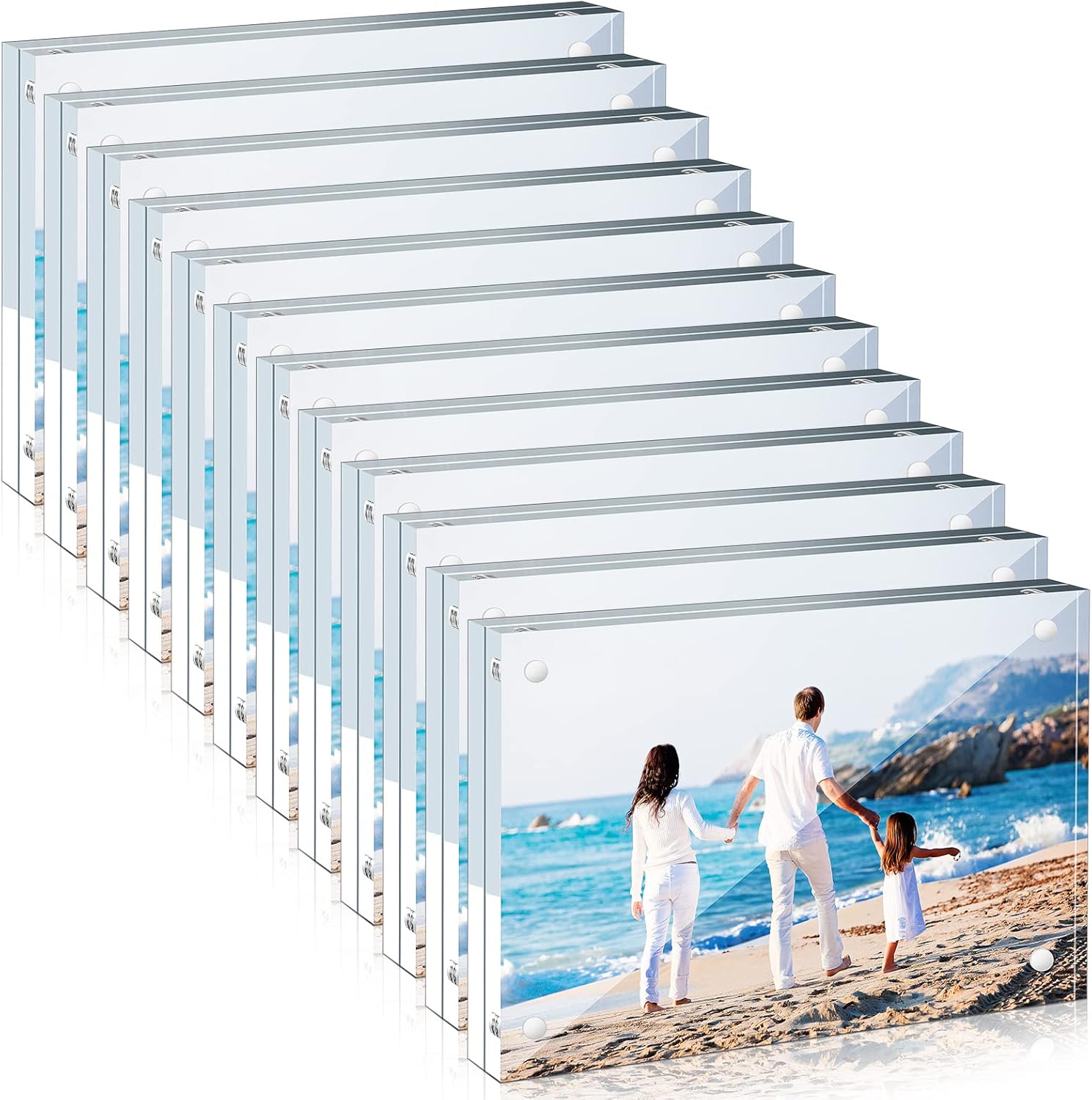 Amazon.com - 12 Pcs Acrylic Picture Frame Clear Acrylic Photo Frame ...