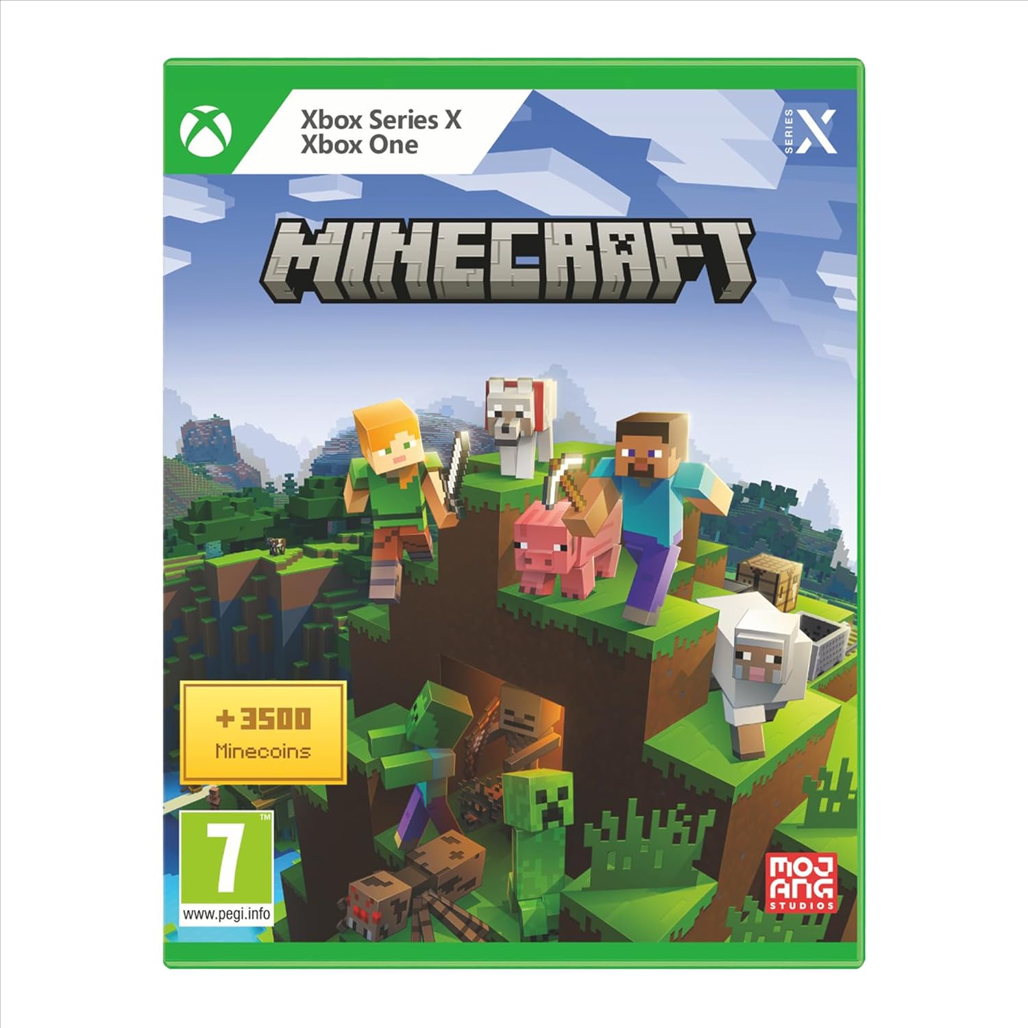 Minecraft + 3500 Minecoins | Xbox Series X/ Xbox One - Disc : Amazon.co ...