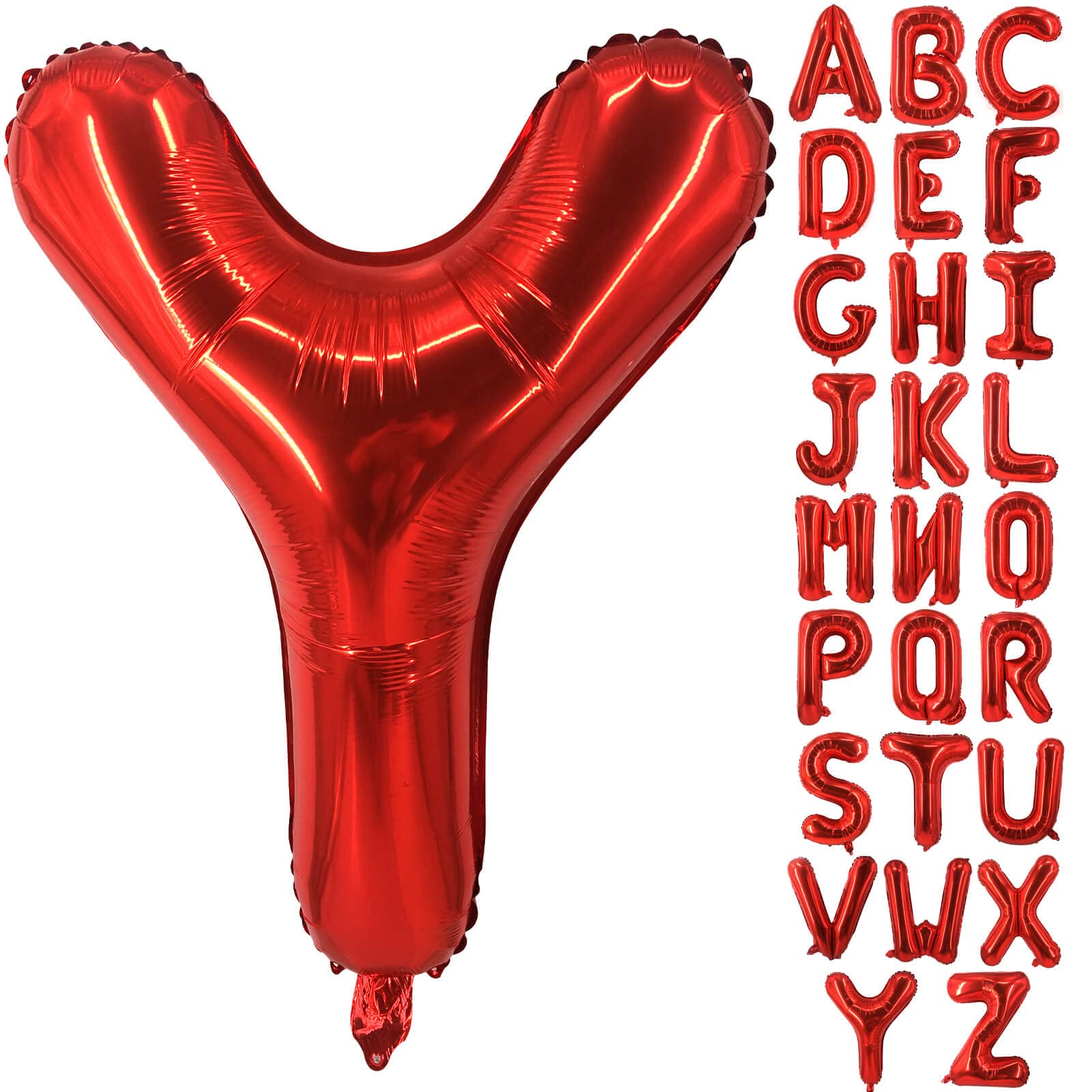 Amazon.com: Lovoir 40 Inch Large Red Letter Y Balloons Big Size Jumbo ...