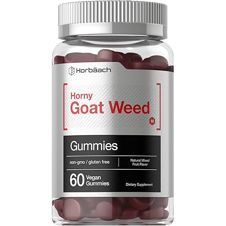 Amazon.com: Horny Goat Weed Gummies | 60 Count | Vegan, Non-GMO, and ...