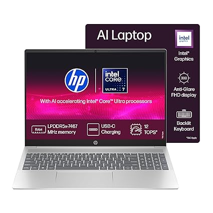 HP Pavilion, Intel Core Ultra 5-125U, (16GB RAM, 512GB SSD) IPS, WUXGA ...
