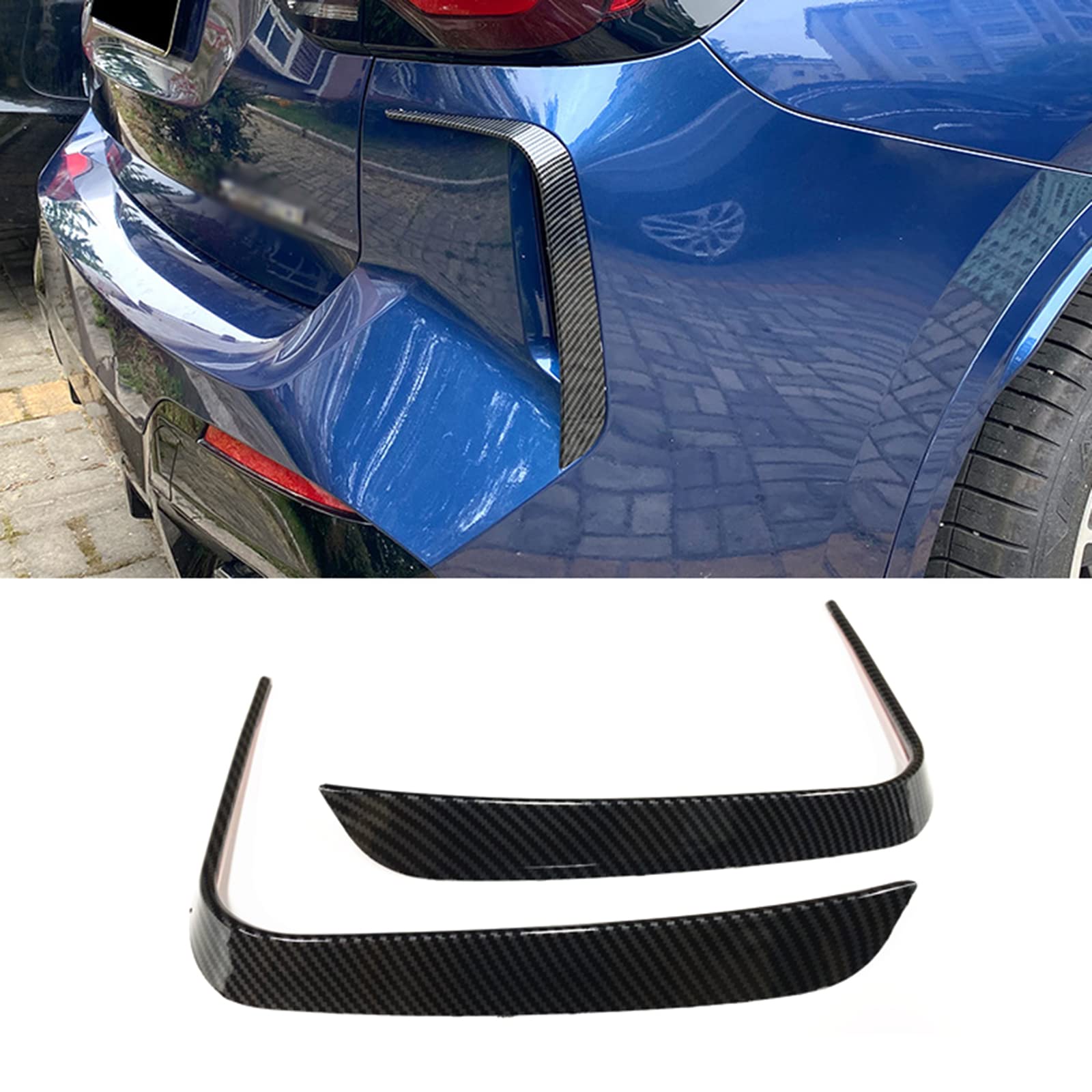 Buy For BMW X3 X3M G01 M Pack 2022, Car Front Bumper Side Spoiler Lip ...