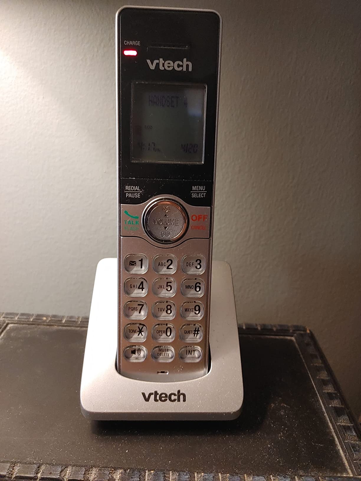 VTech DECT 6.0 Four Handset Cordless Phones with Caller ID, Backlit ...