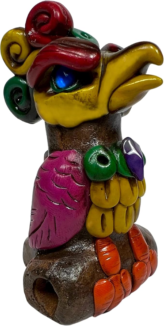 Amazon.com: ELTRICOLOR Authentic Aztec Cenzontle Water Whistle Special ...