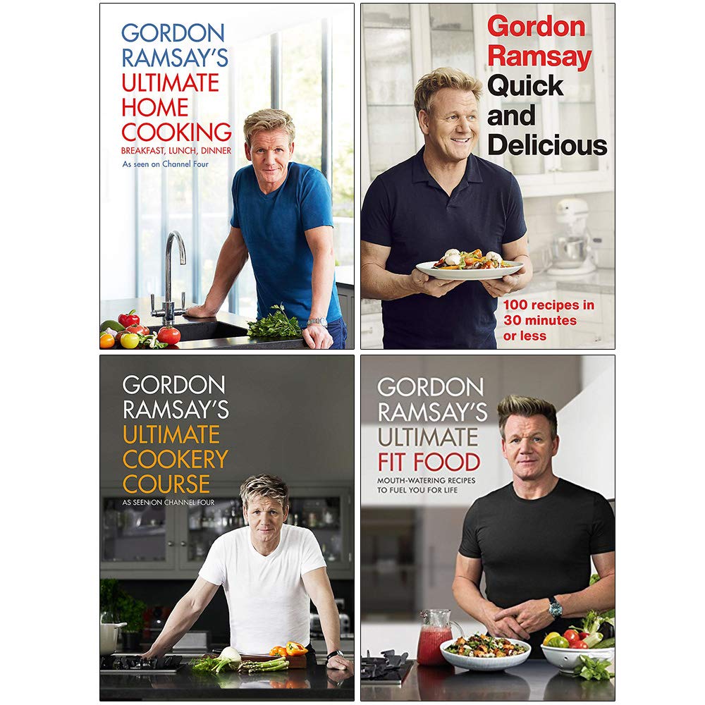 Gordon Ramsay Collection 4 Books Set (Ultimate Home Cooking, Quick ...
