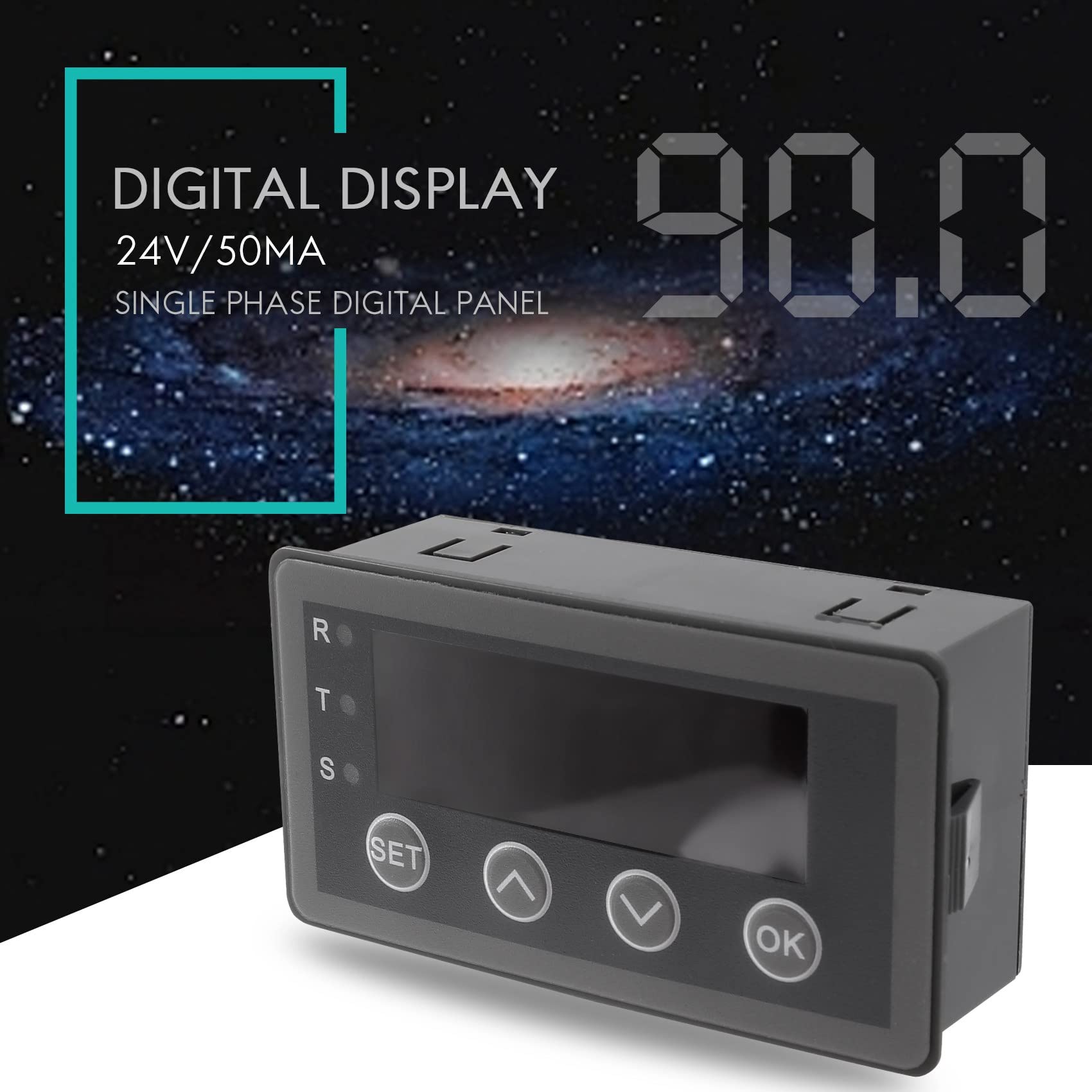 Joasaca Digital Display Meter 0-10V 0-20MA 2-10V 4-20MA Analog Input Display Table Digital ...