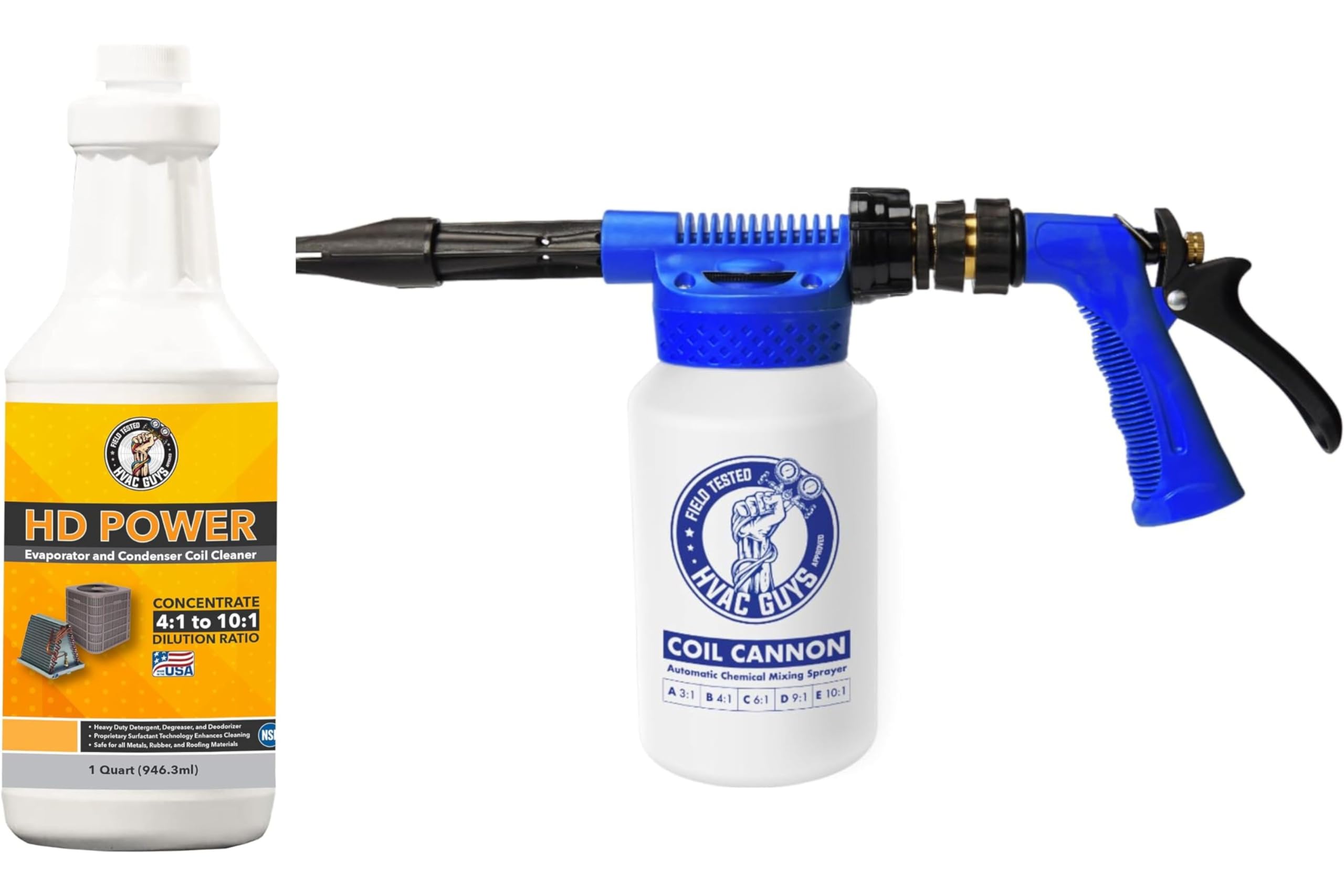 Amazon.com: HVAC Guys HD Power Concentrated AC Coil Cleaner for AC Unit ...