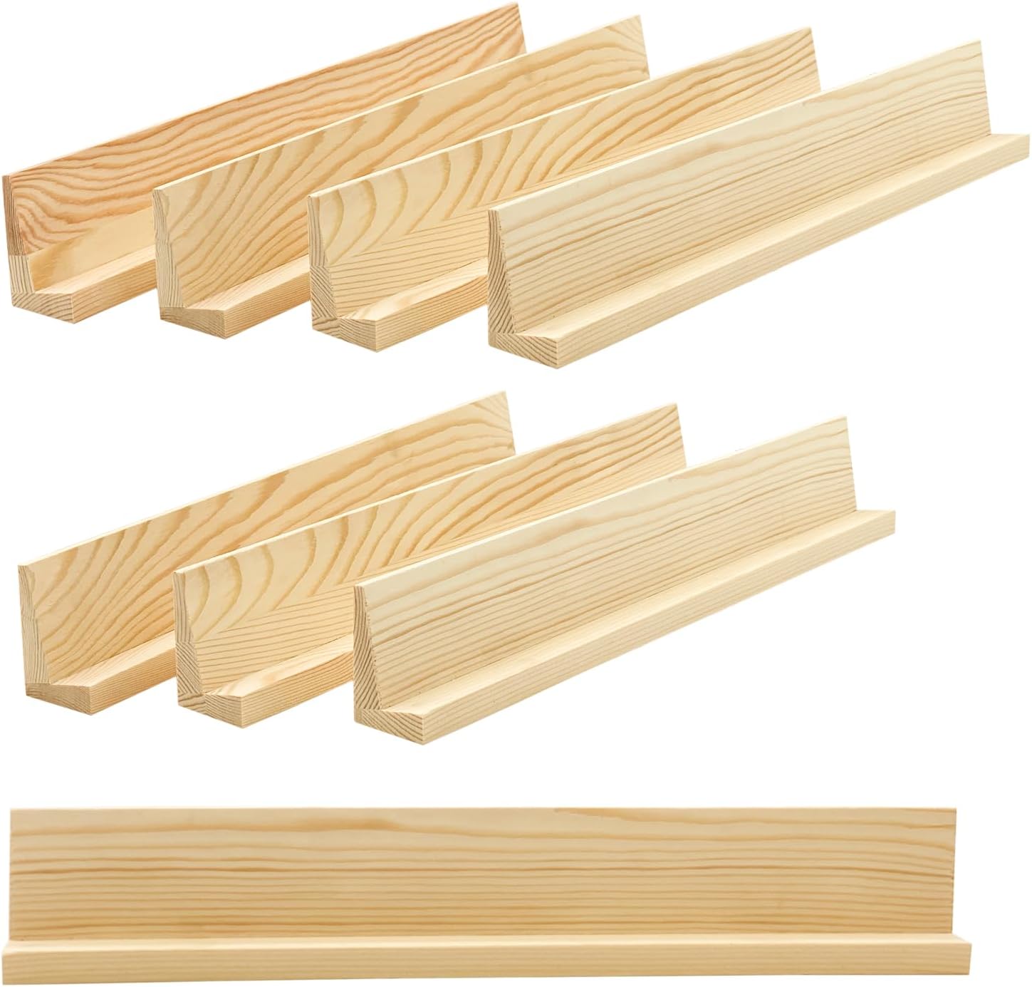 Amazon.com: 8 Pack Wooden Domino Racks 13.3 Inches Unfinished Wood ...