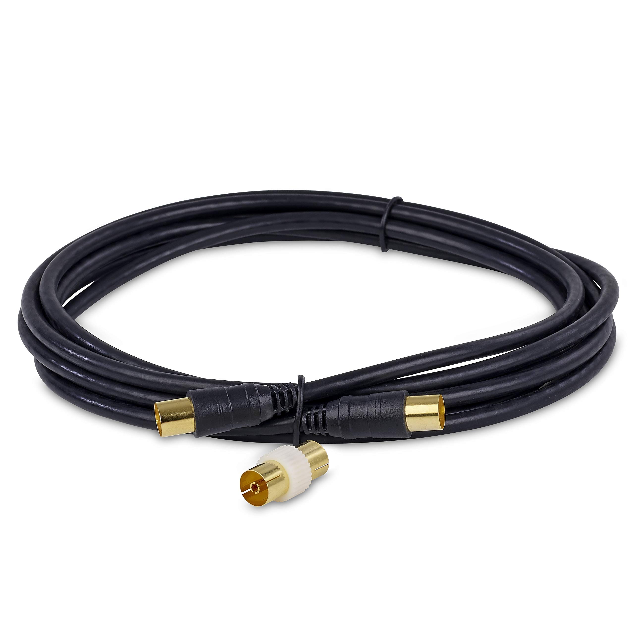 SSL Satellites 10 Meter 3C-2V Black Cable TV Aerial Lead Coaxial Cable ...