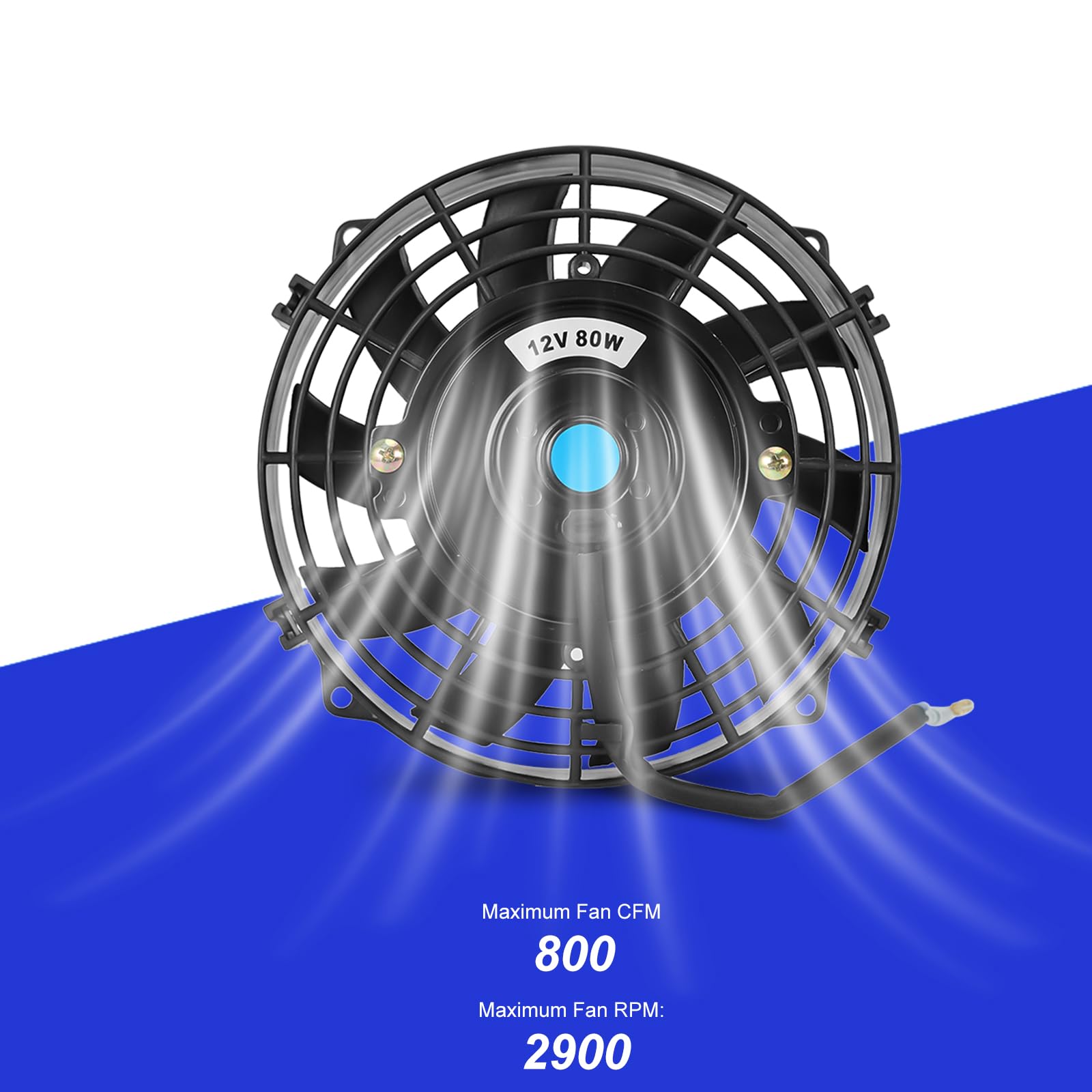 Snapklik.com : Universal Slim Fan Push Pull Electric Radiator Cooling ...