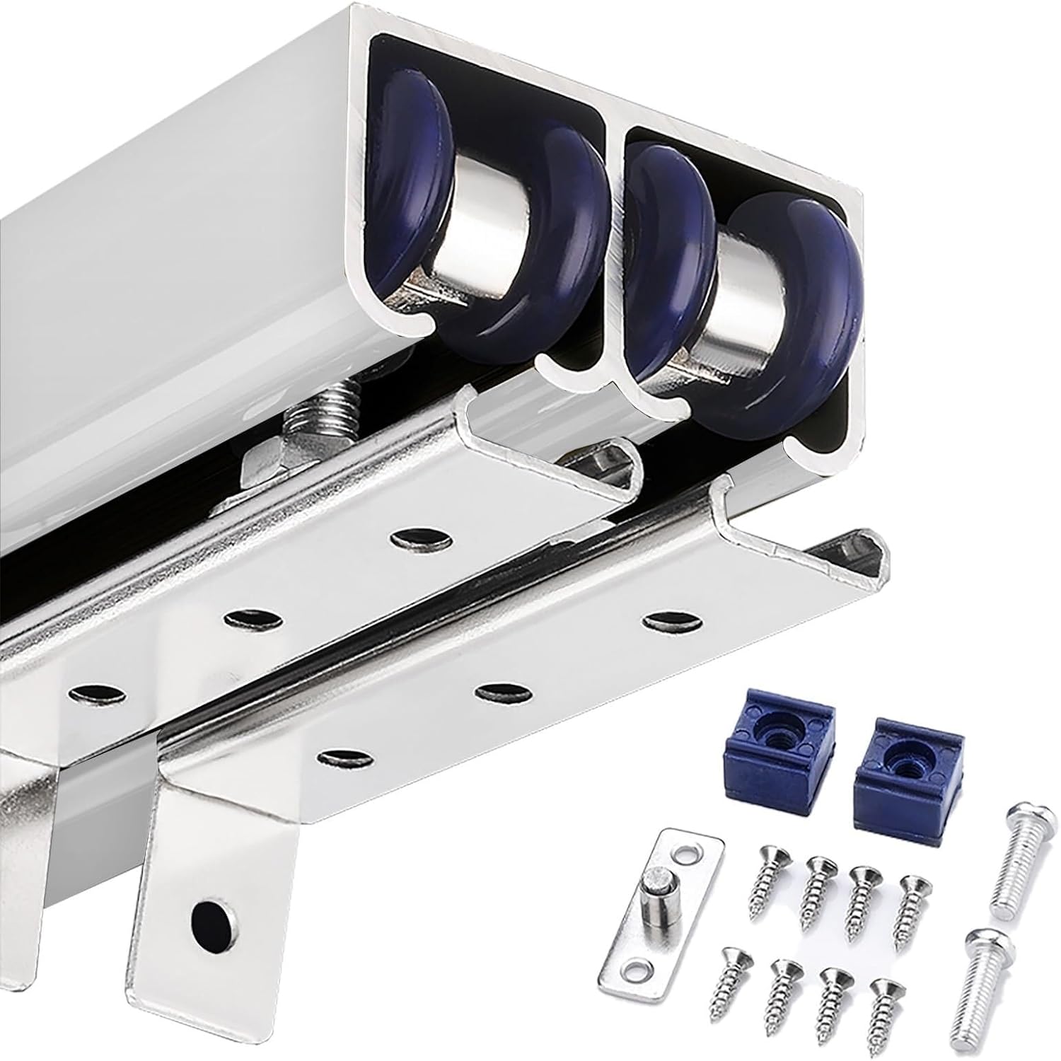 Sliding Door Track Sliding Door Track Kit For Bypass Doors, Barn Door ...