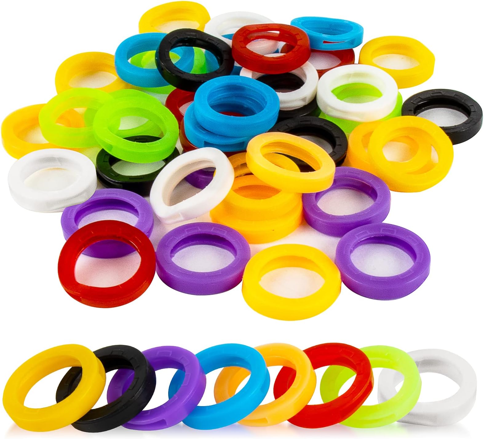 Amazon.com : Lucky Line Key Identifiers, Medium, 200 per Box, Assorted ...