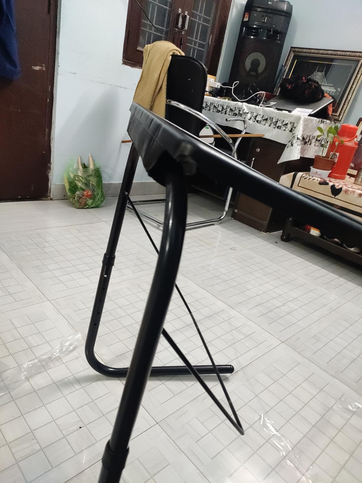 Honeysha Laptop Table Mate workspace Bed Table Matte Finish Plastic top ...