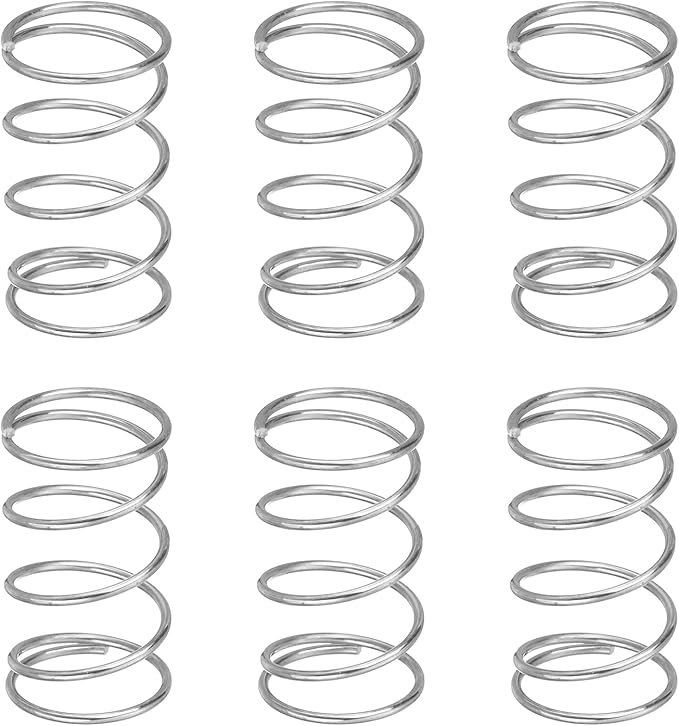 Amazon.com: uxcell 6Pcs Compression Springs, 0.8mm Wire Diameter x 12mm ...