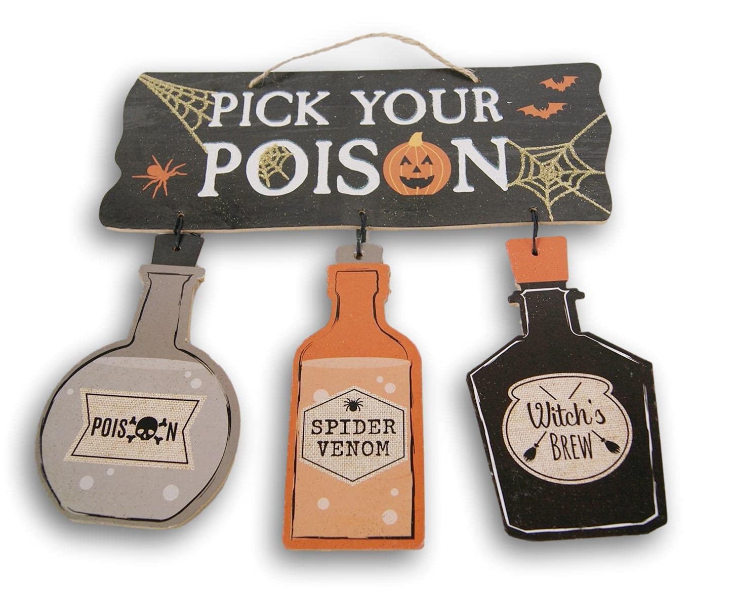 Poison Sign On Bottle