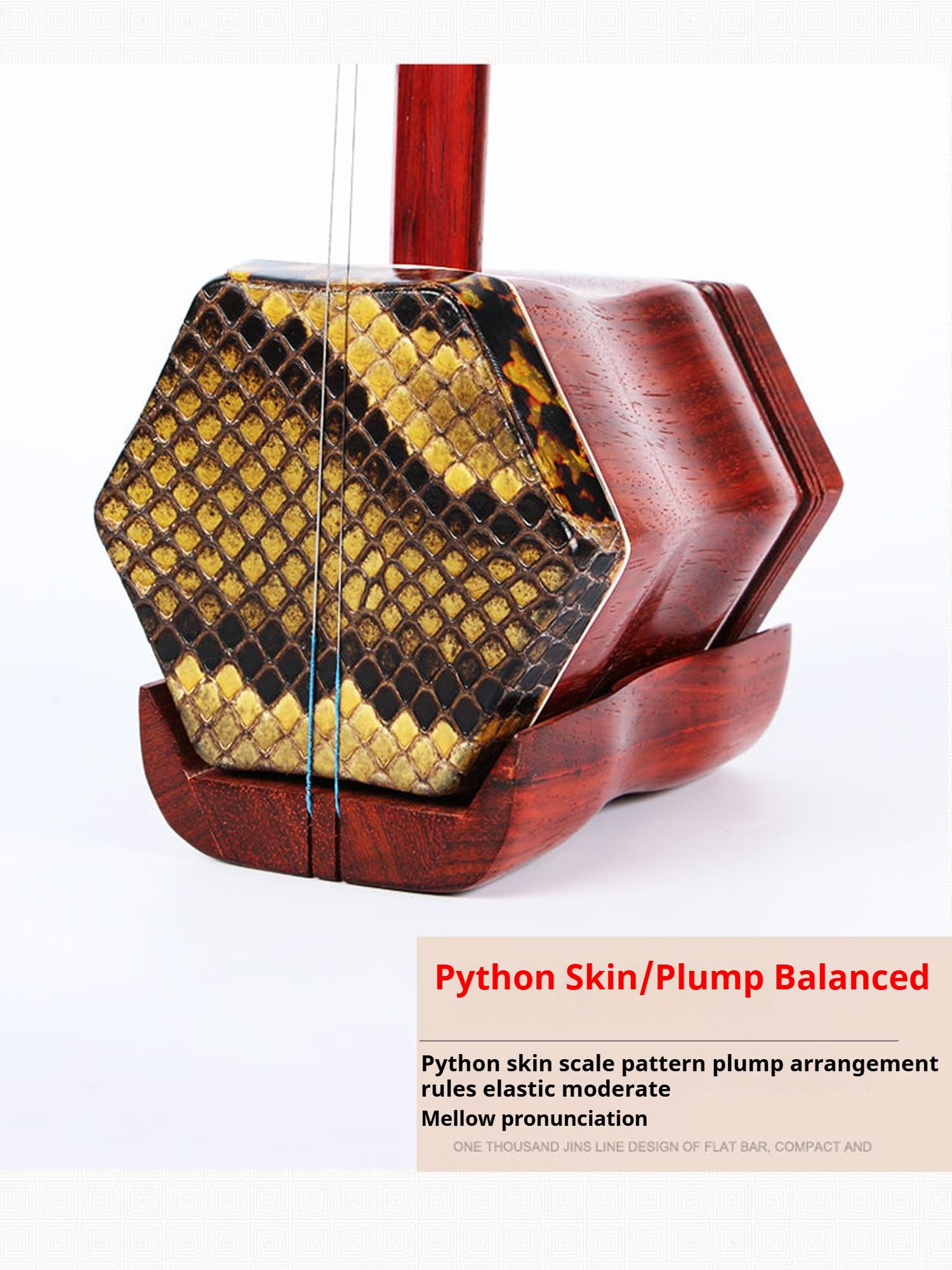Red Violin Beginner Chinese Erhu - 32 Inch Traditional 2 String Violin ...