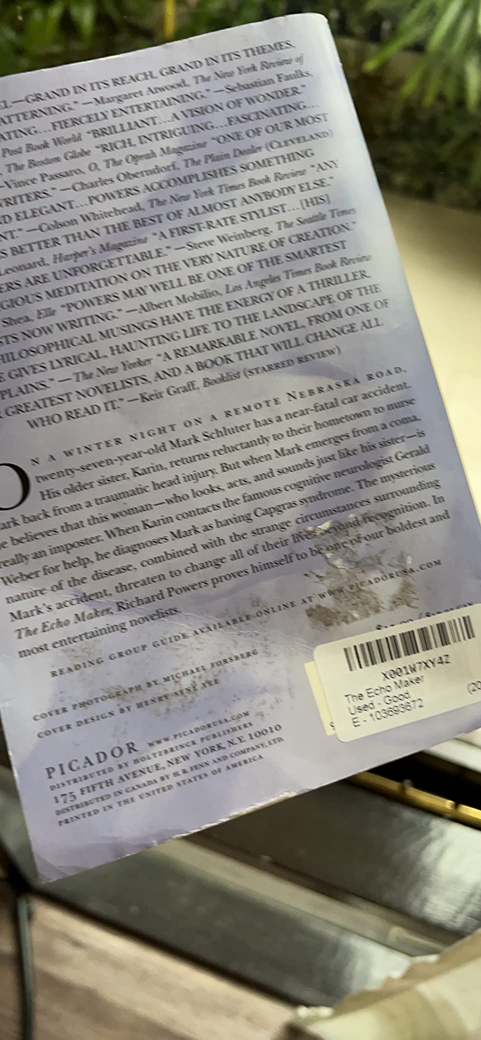 Amazon.com: The Echo Maker: A Novel eBook : Powers, Richard: Kindle Store